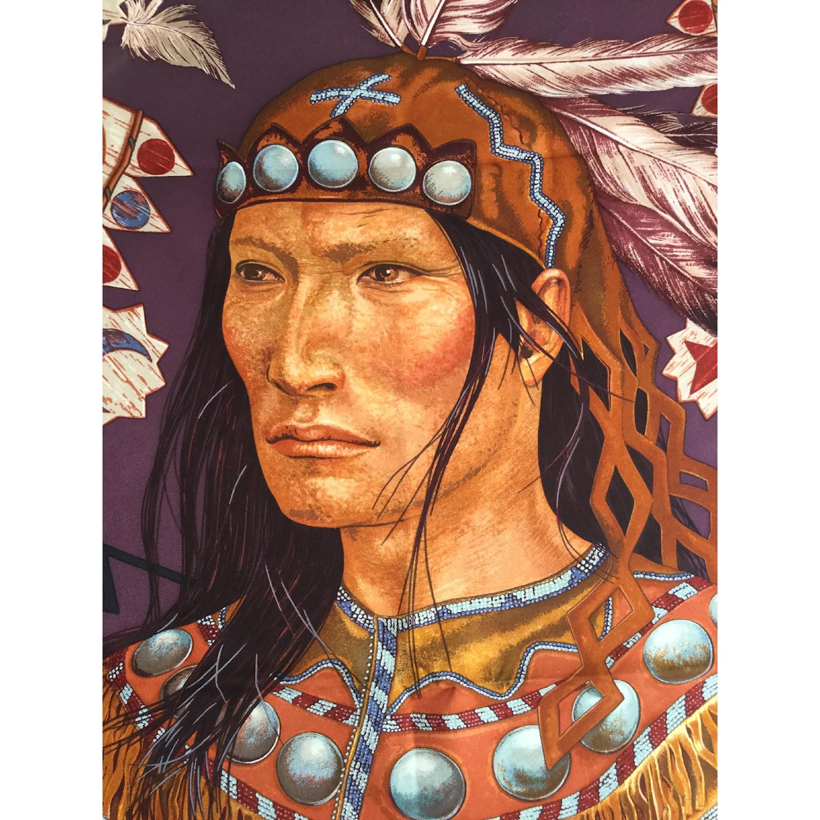 Hermès Cosmogonie Apache Soie Multicolore ref.80148 - Joli Closet