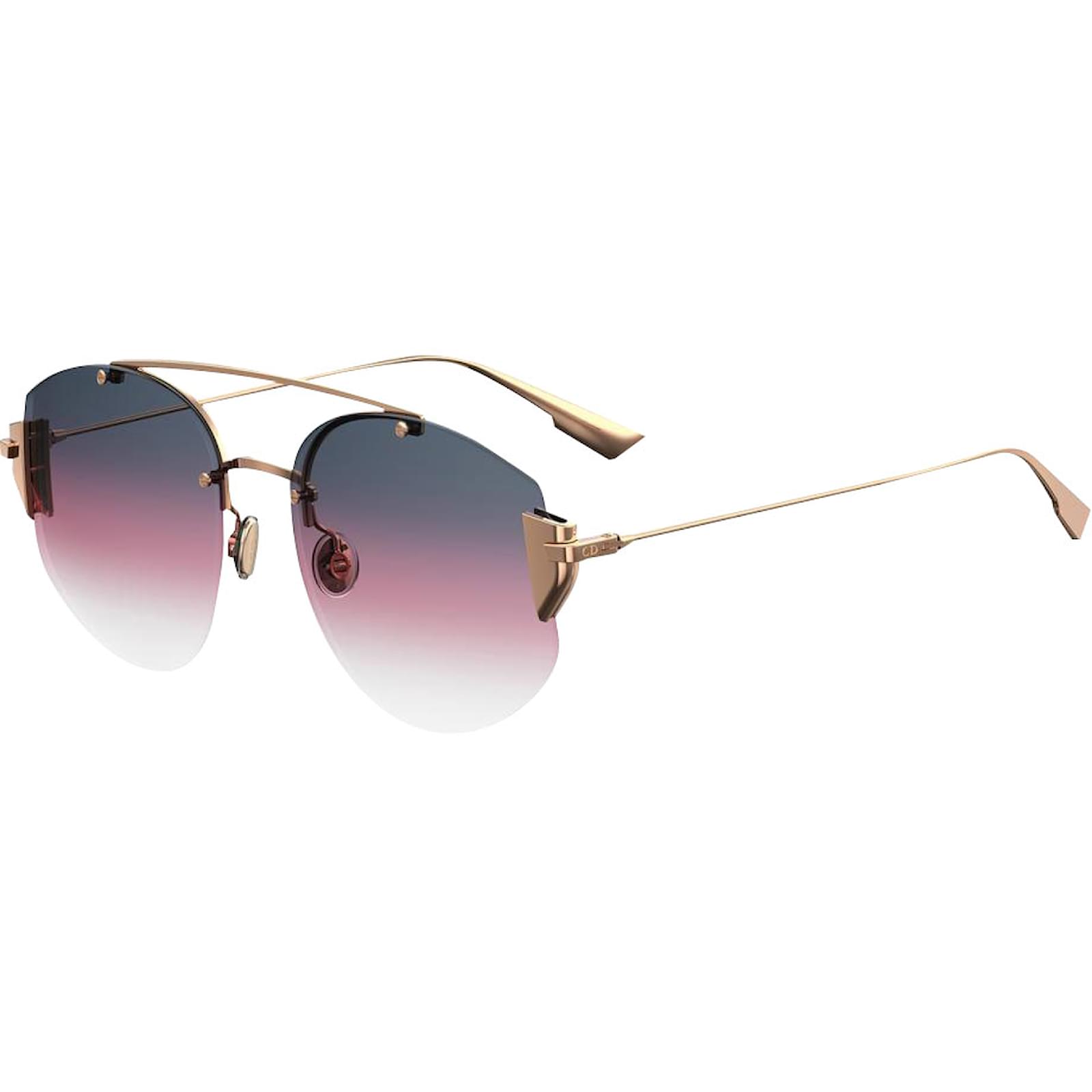 DIOR LUNETTES DIORSTRONGER STRONGER SUNGLASSES NEW DDB/FF Métal Rose ...