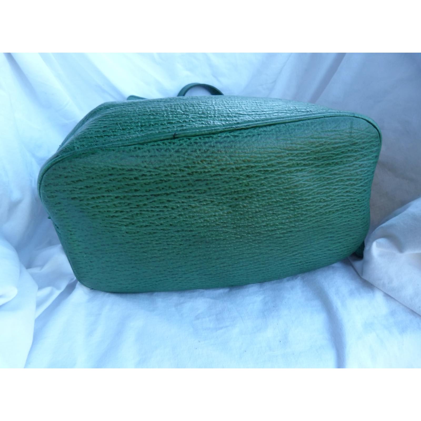 Longchamp Sacs à main Cuirs exotiques Vert ref.81593 - Joli Closet