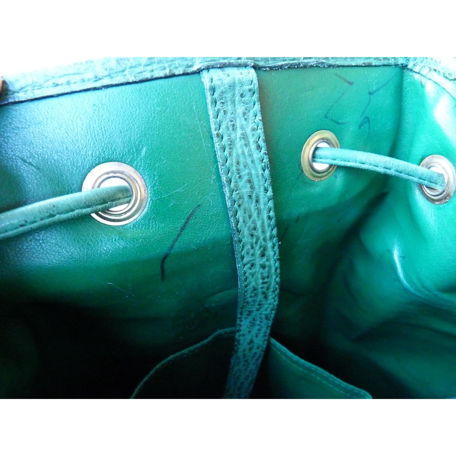 Longchamp Sacs à main Cuirs exotiques Vert ref.81593 - Joli Closet