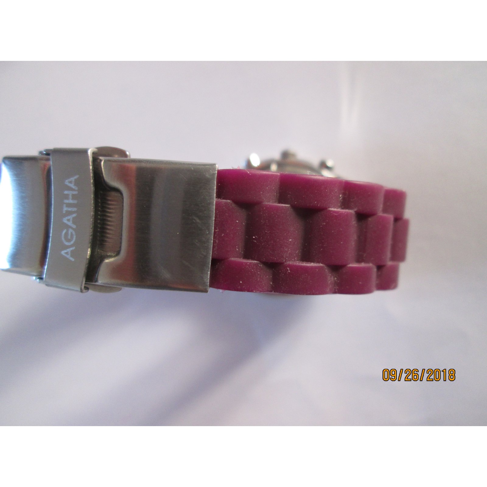Autre Marque AGATHA watches Purple Steel ref.83245 - Joli Closet