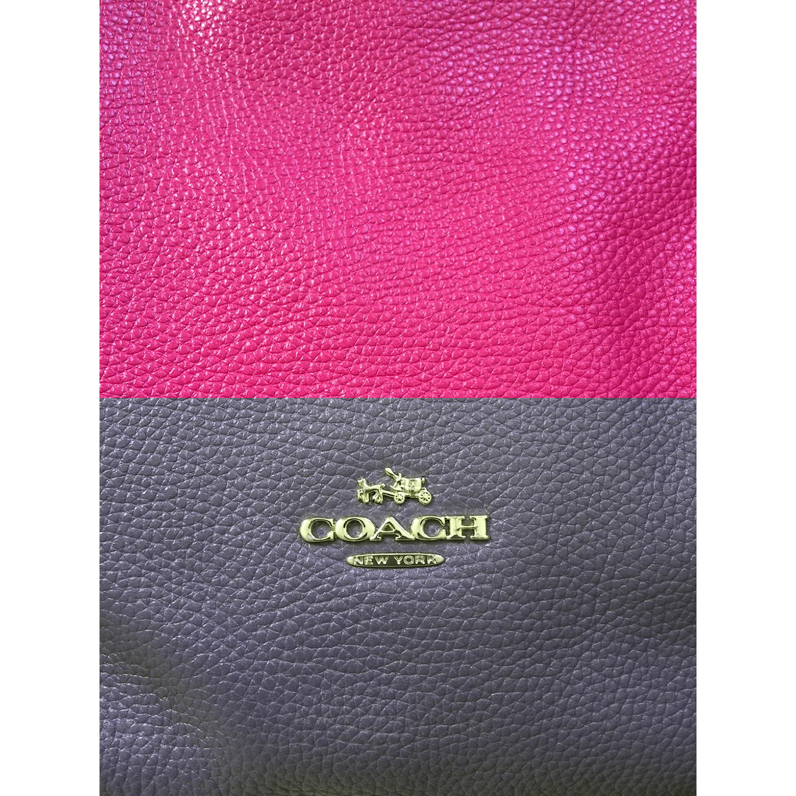 Coach Sacs à main Cuir Rose ref.84903 - Joli Closet