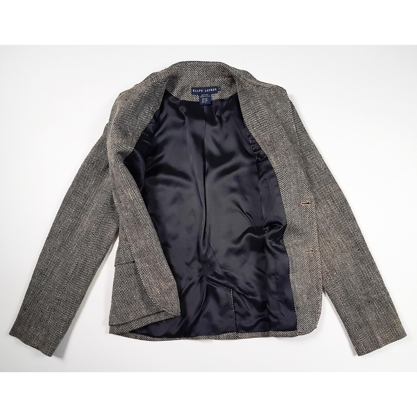 Ralph Lauren Jackets Beige Linen ref.88510 - Joli Closet