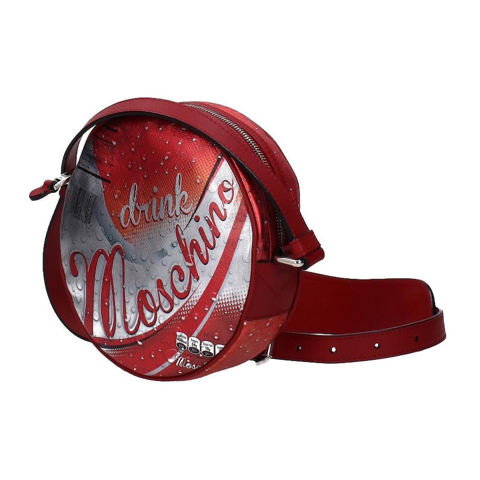 Moschino Sac à main Coca Cola Cuir Rouge ref.89158 - Joli Closet