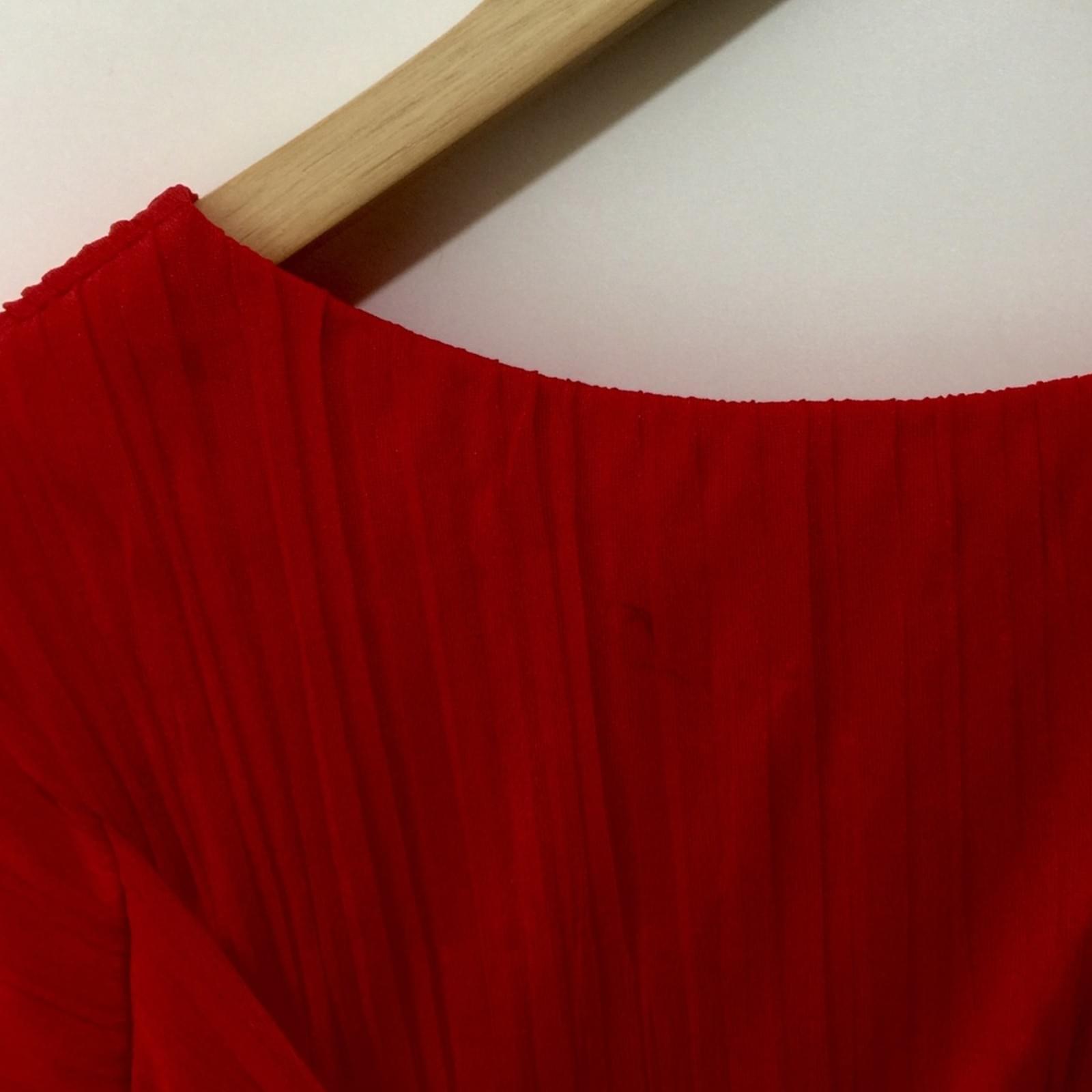 Halston Heritage Robe Vermillion Polyester Rouge ref.90419 - Joli Closet