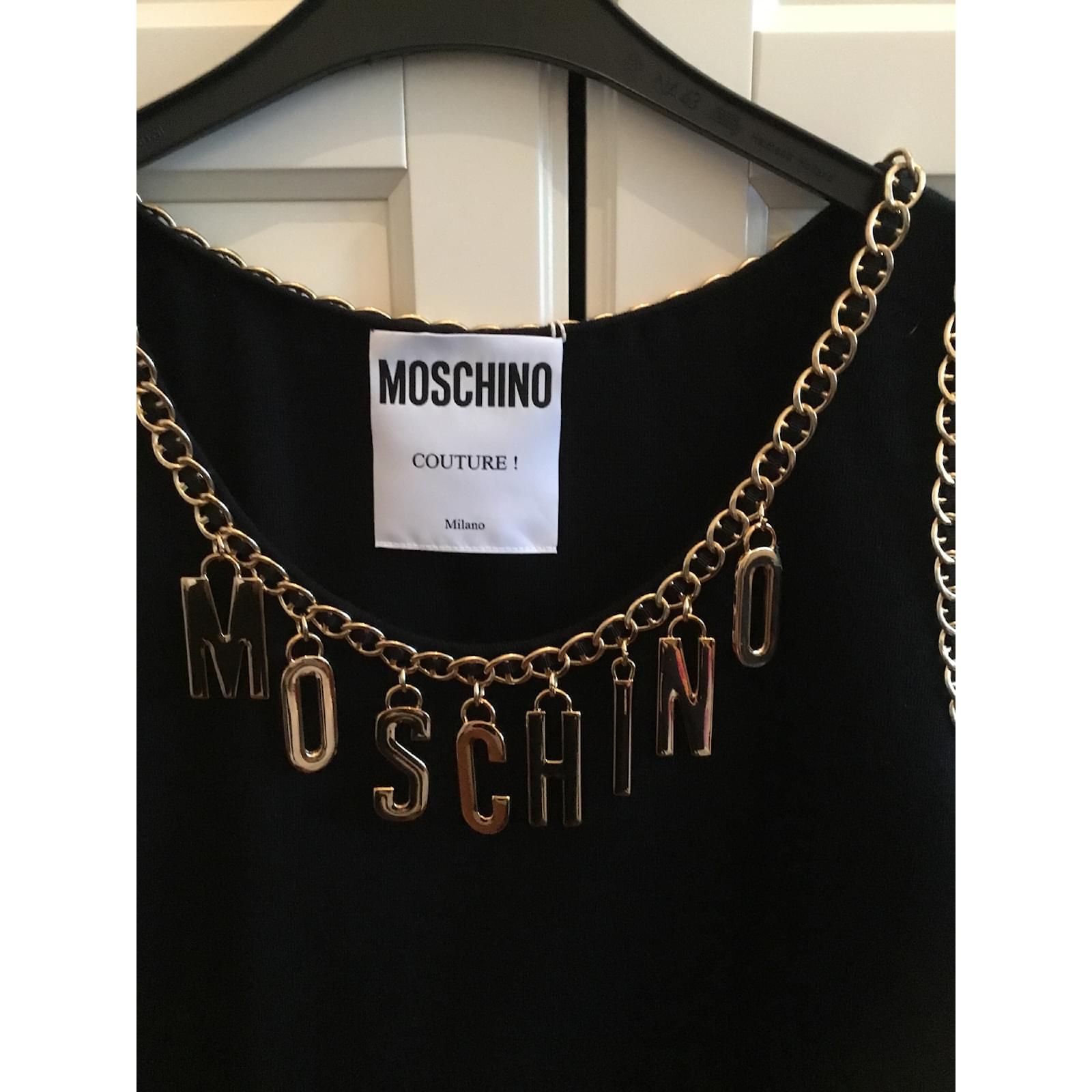 Moschino Tops Black Wool ref.92332 - Joli Closet
