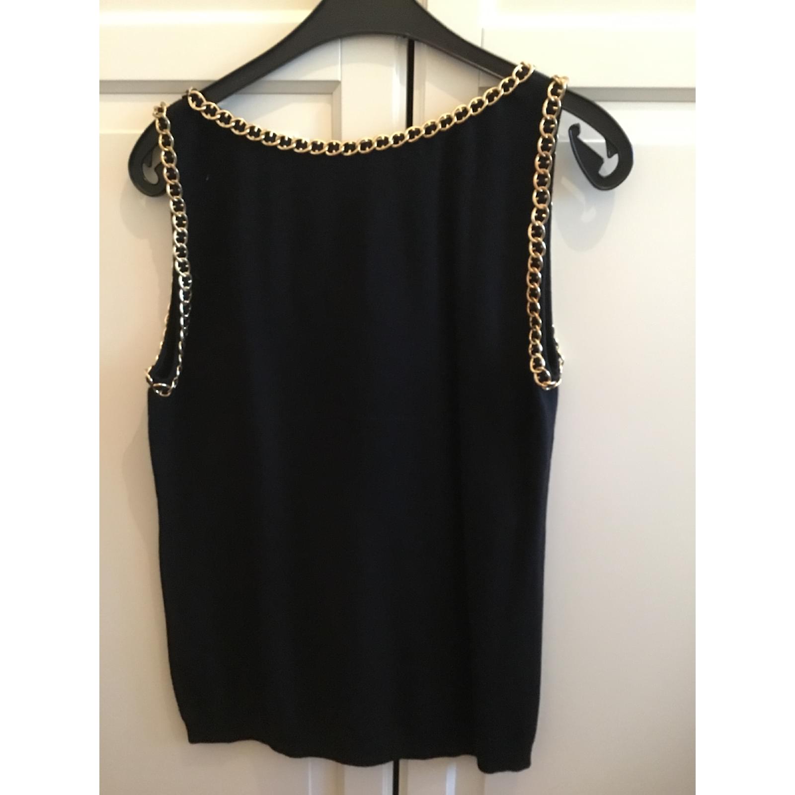 Moschino Tops Black Wool ref.92332 - Joli Closet