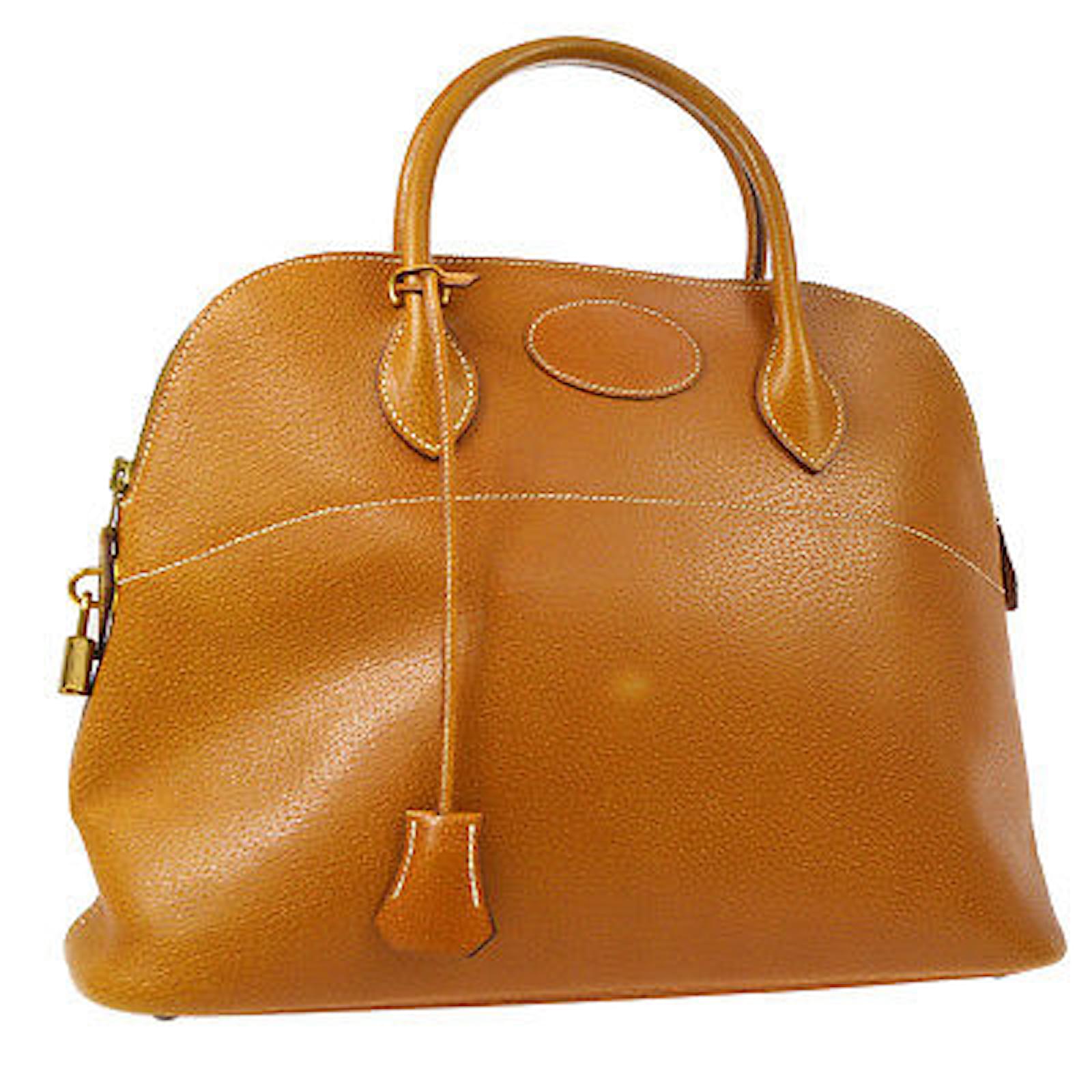 Hermès Bolide 37 Brown ref.98368 - Joli Closet