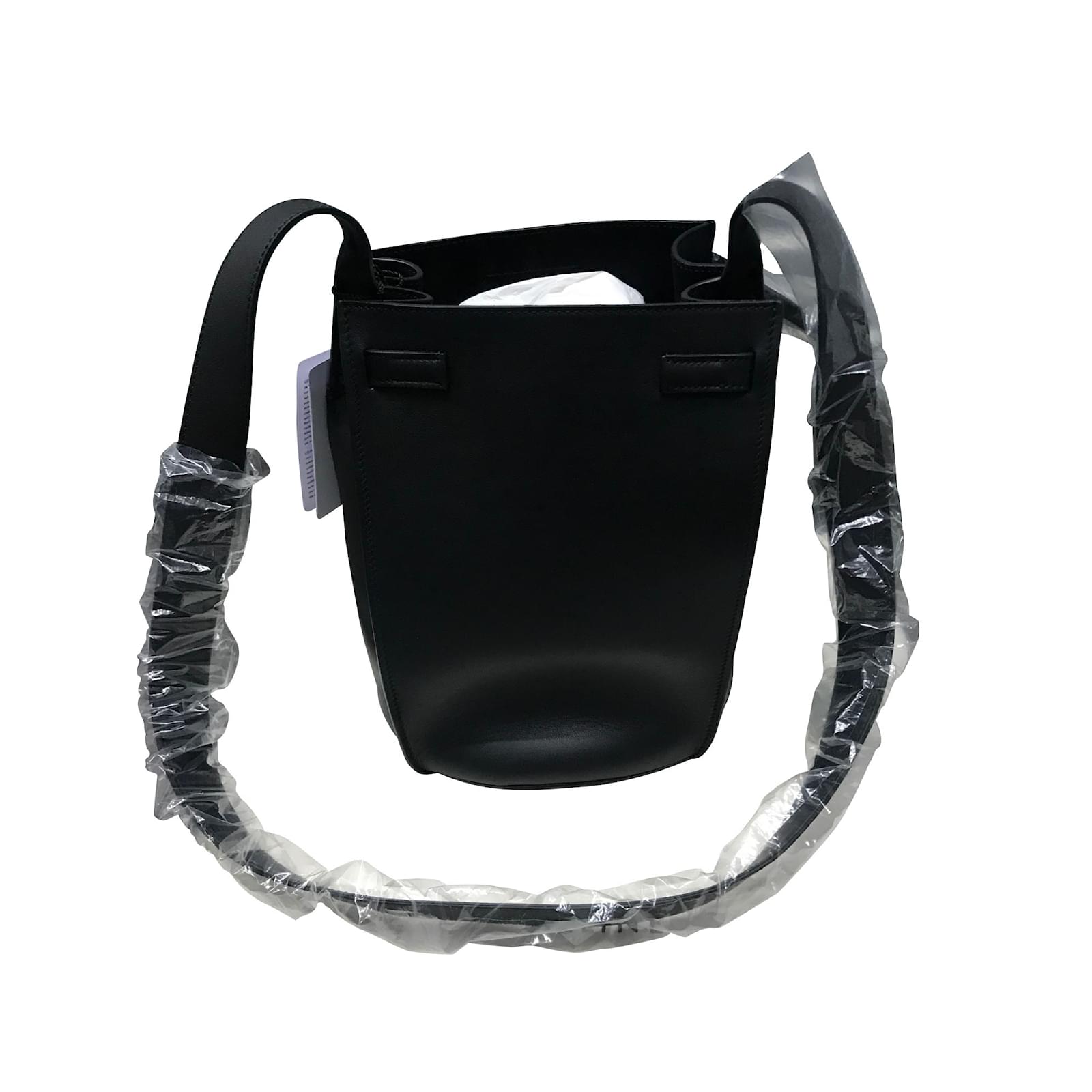 Celine Celine big bag bucket with long strap in smooth calfskin Black Leather ref.98584 Joli Closet