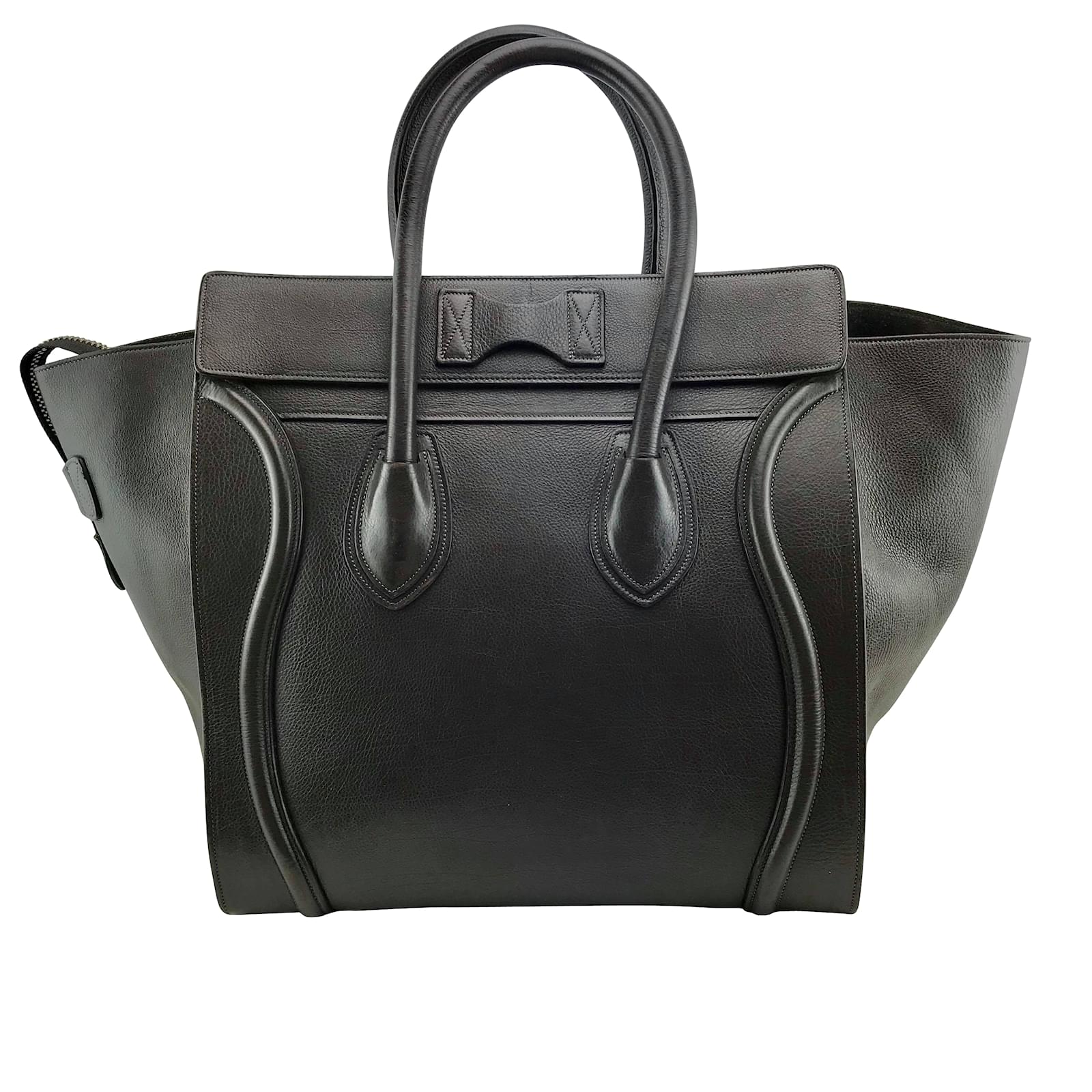 Céline Celine Phantom leather Brown ref.102390 - Joli Closet