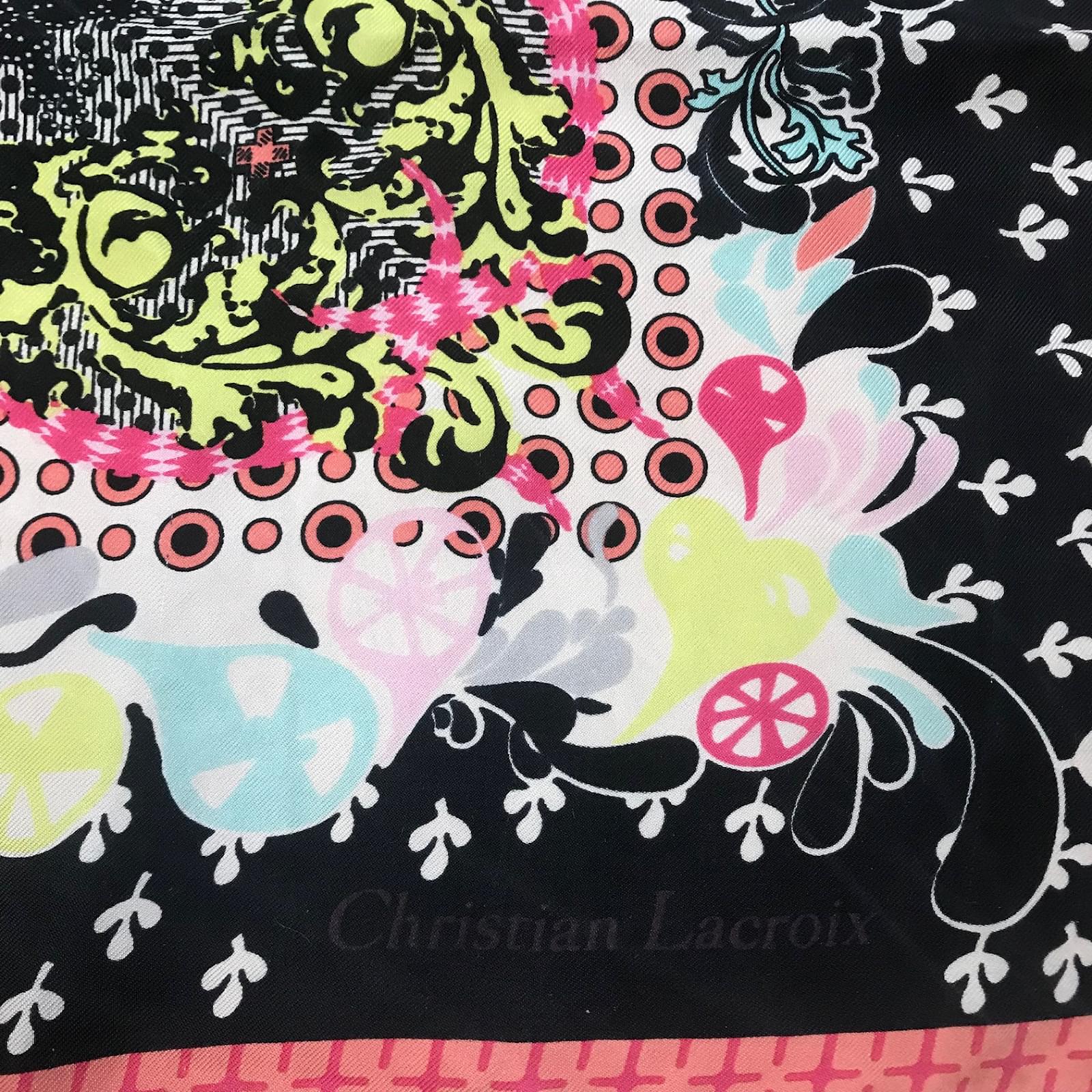 Christian Lacroix Lacroix scarf Multiple colors Silk ref.104423 - Joli ...
