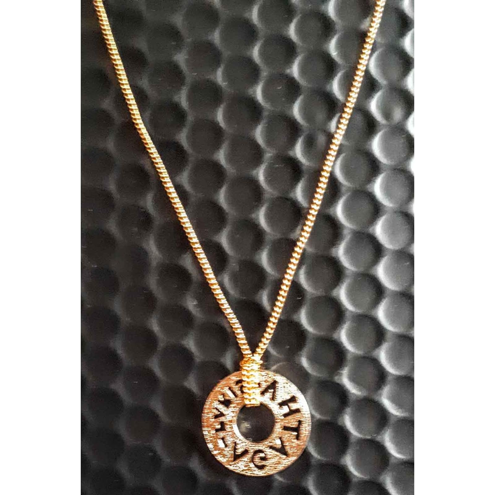 Autre Marque Pendentif AGATHA PARIS Acier Doré ref.105645 - Joli Closet