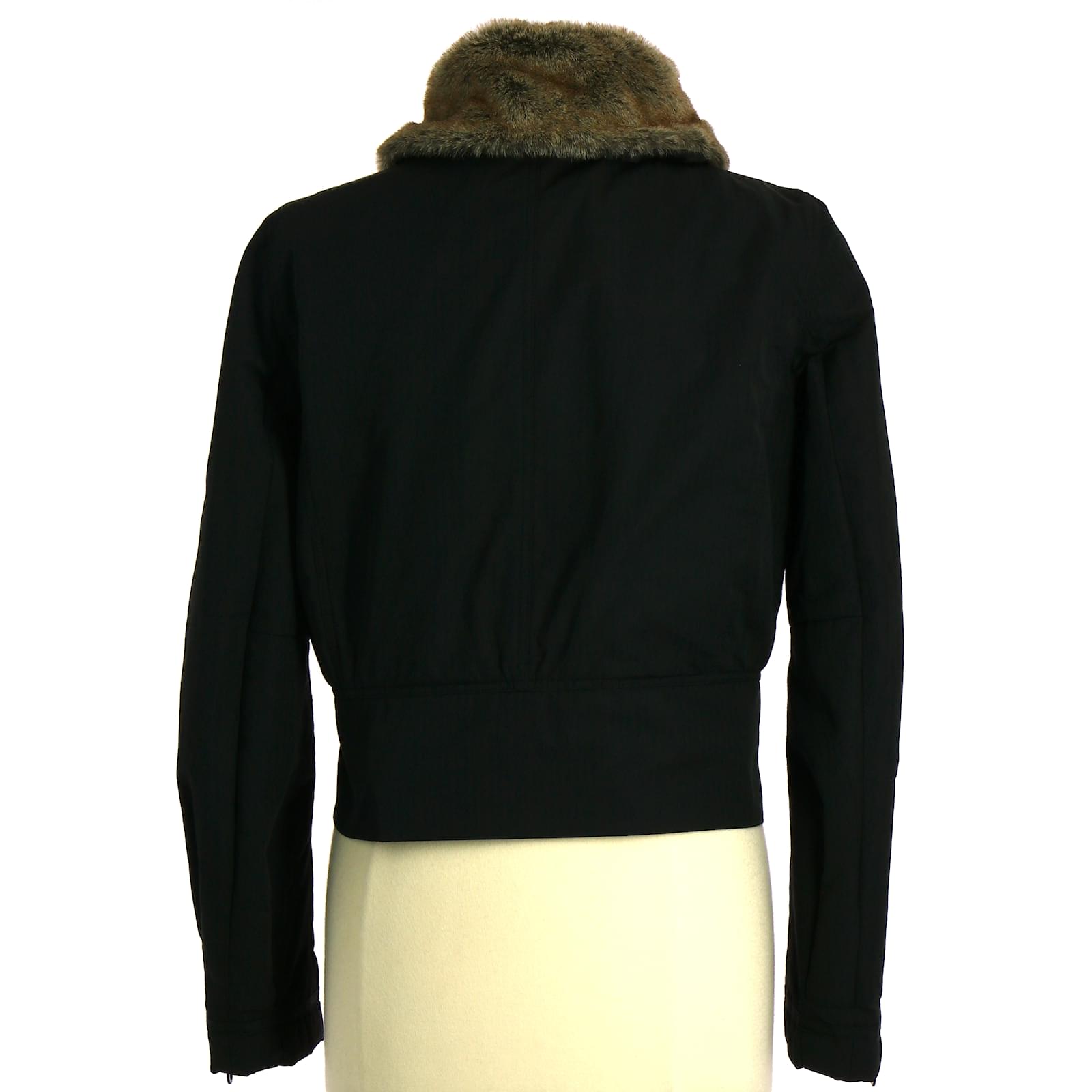 One step Jacket Black Acrylic ref.110861 - Joli Closet