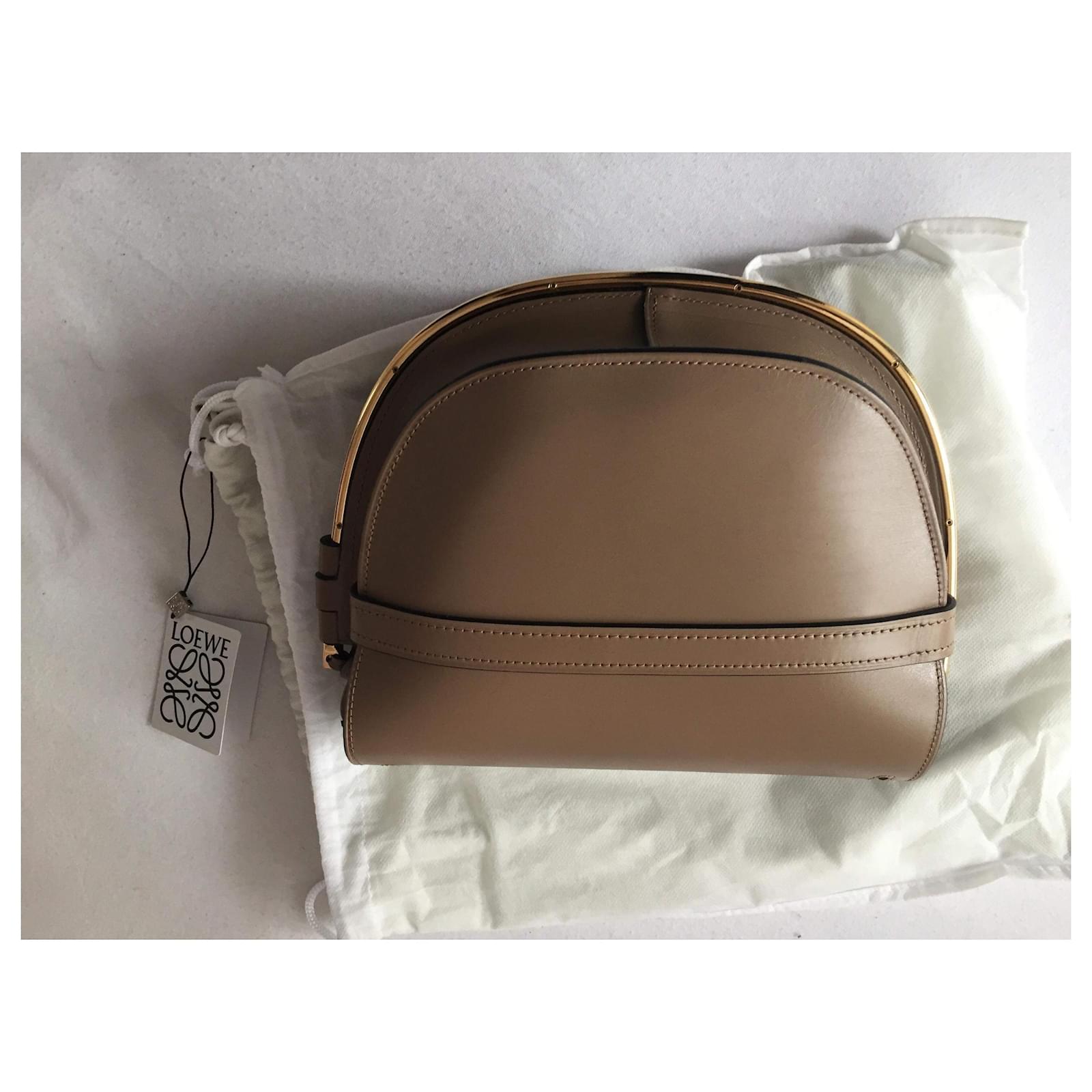 Loewe Frame small Gate Sand Leather ref.109260 - Joli Closet