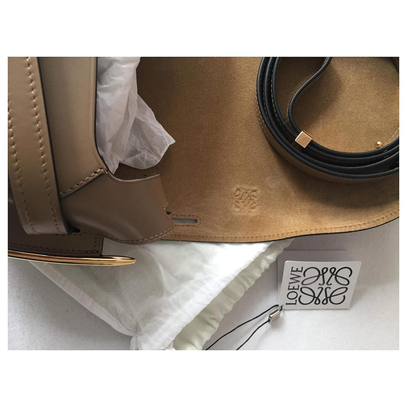 Loewe Frame small Gate Sand Leather ref.109260 - Joli Closet