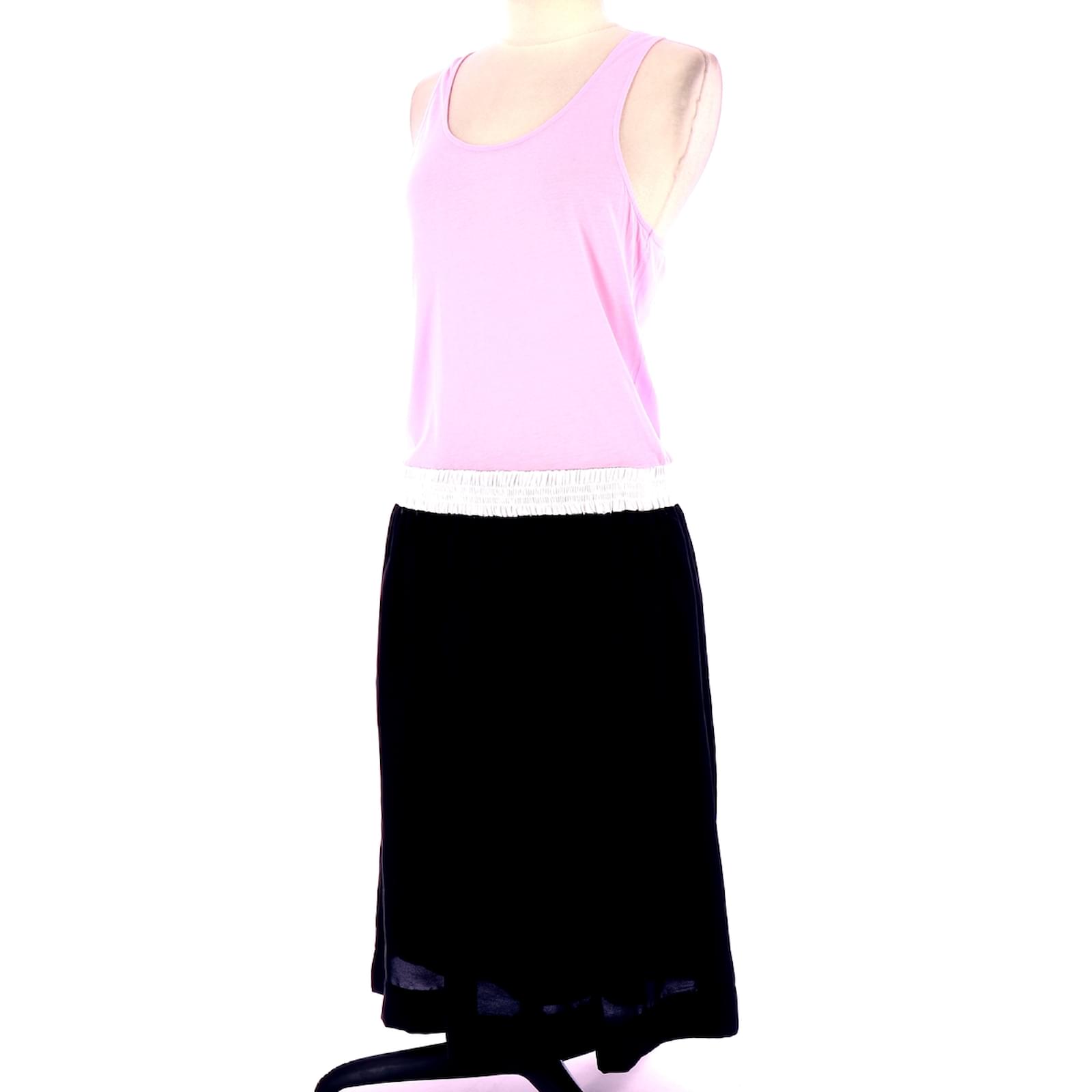 Sonia By Sonia Rykiel Robe Tencel Noir ref.111278 - Joli Closet