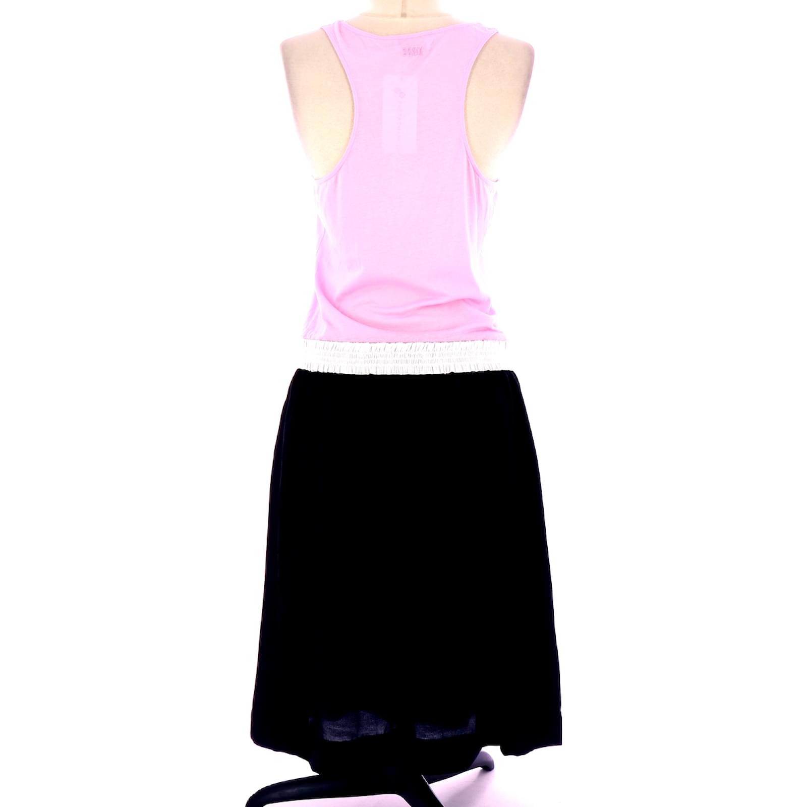 Sonia By Sonia Rykiel Robe Tencel Noir ref.111278 - Joli Closet