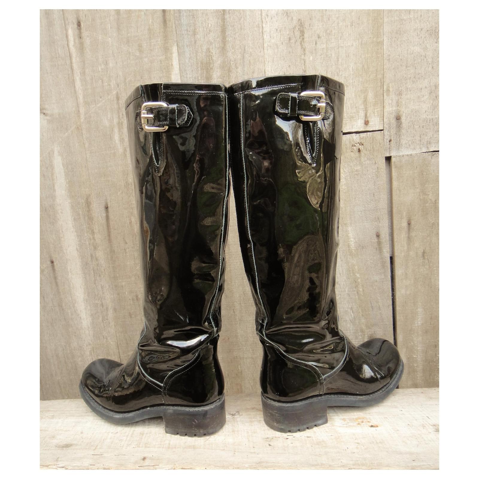 Free Lance boots model Geronimo in patent leather Black ref.112035 ...