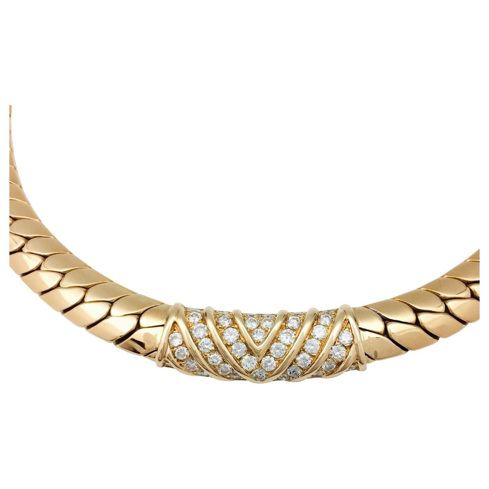 Collier Mauboussin en or jaune et diamants. ref.113516 - Joli Closet