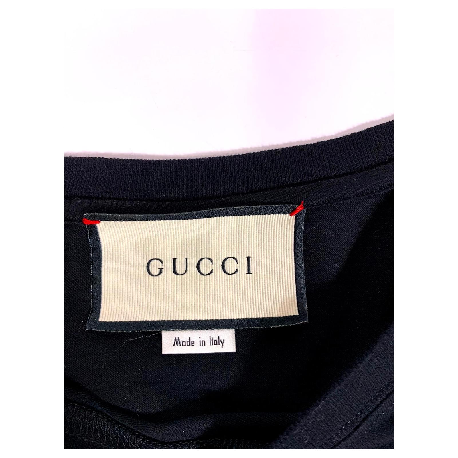 Gucci tees Preto Algodão ref.113885 - Joli Closet
