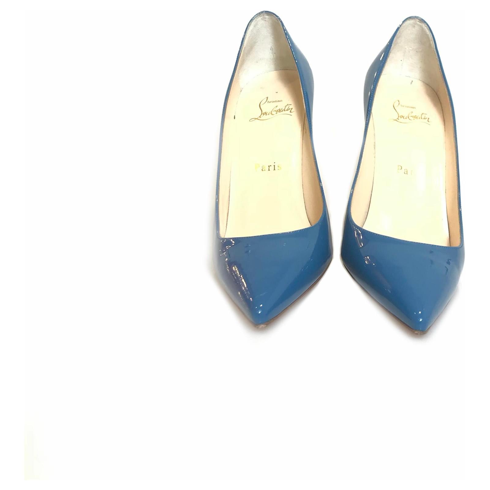 Christian Louboutin Blue So Kate 100 Leather Patent leather ref.119024 ...