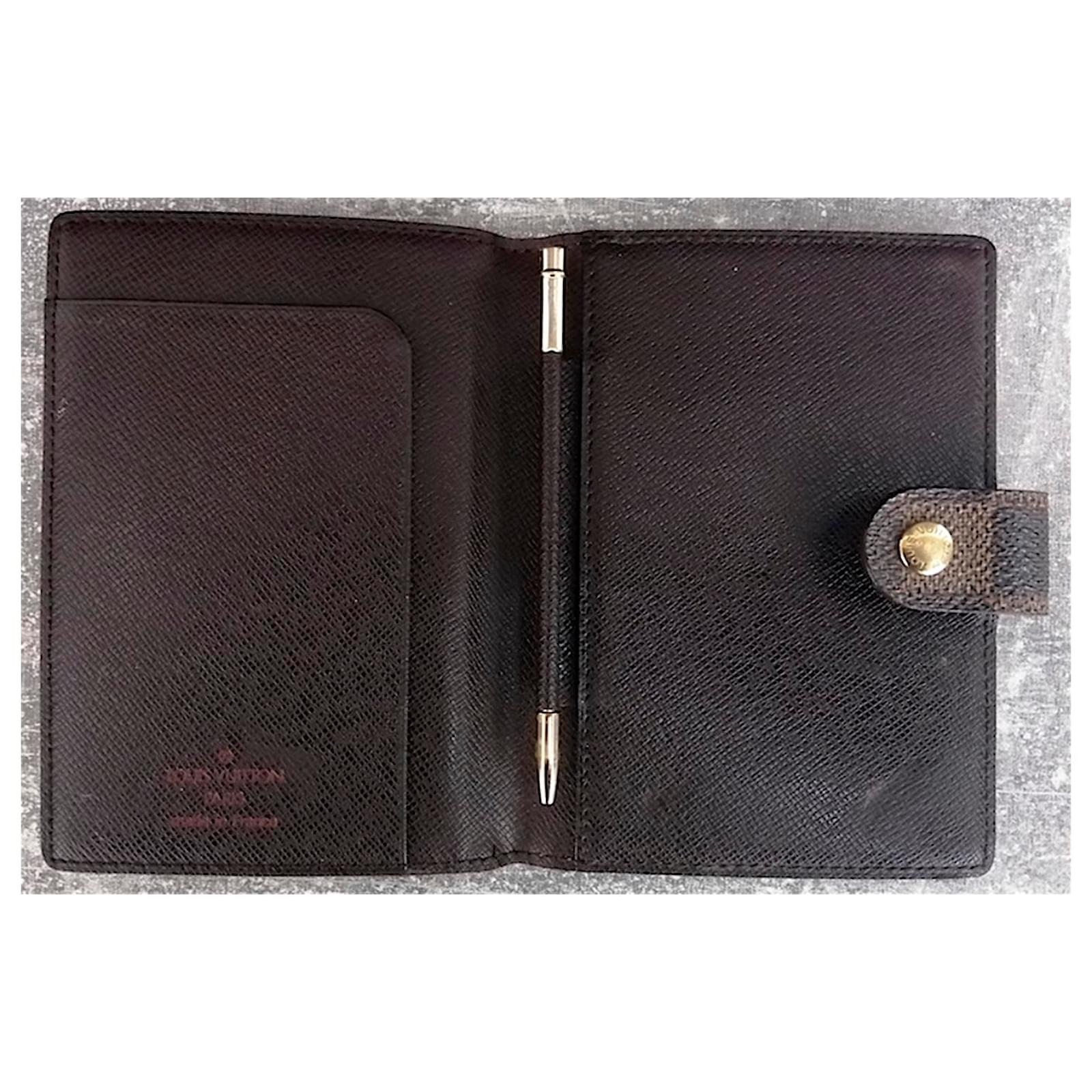 Louis Vuitton Notebook case with 1 pencil inside Light brown Dark brown ...