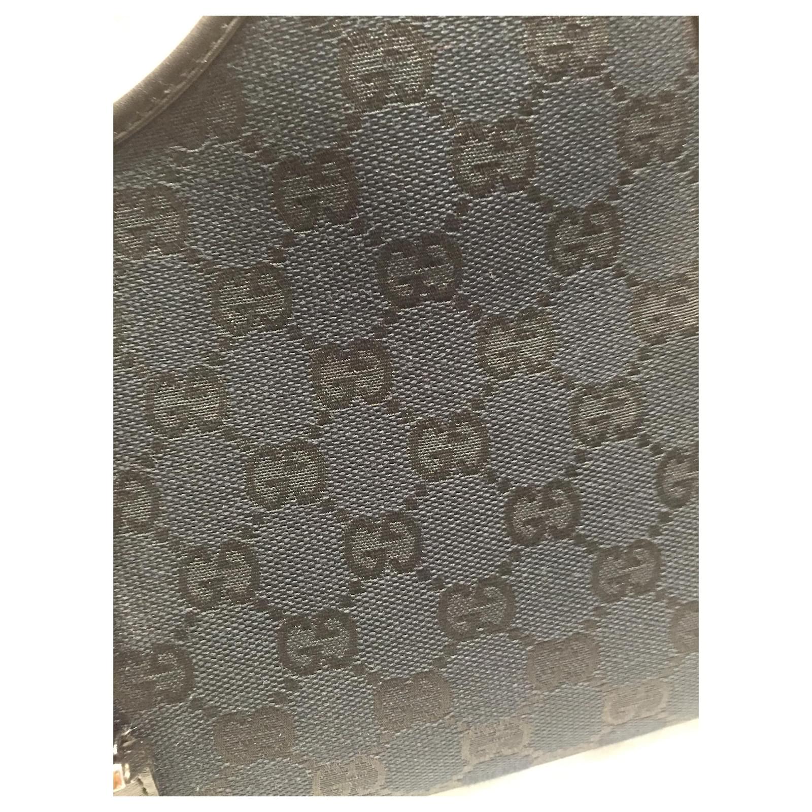 Gucci Jackie Toile Bleu ref.123209 - Joli Closet