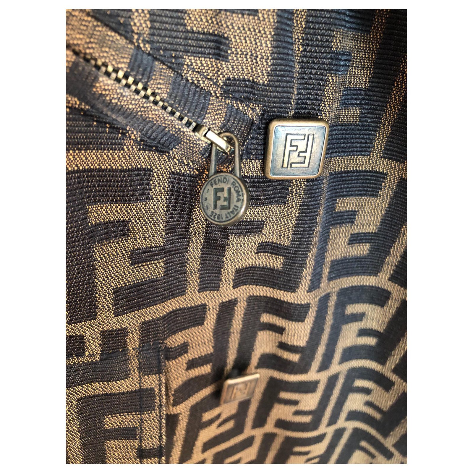 Fendi Monogram Vintage Marron ref.123616 - Joli Closet