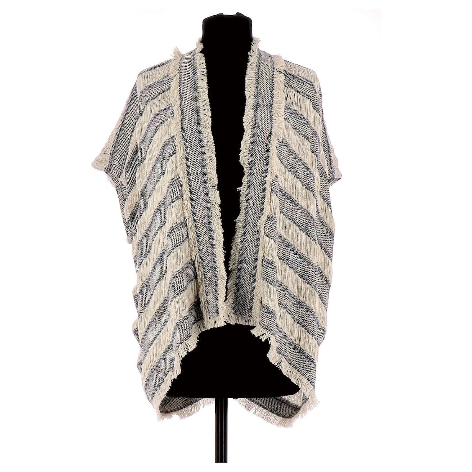 Maje Vest Beige Cotton ref.127053 - Joli Closet