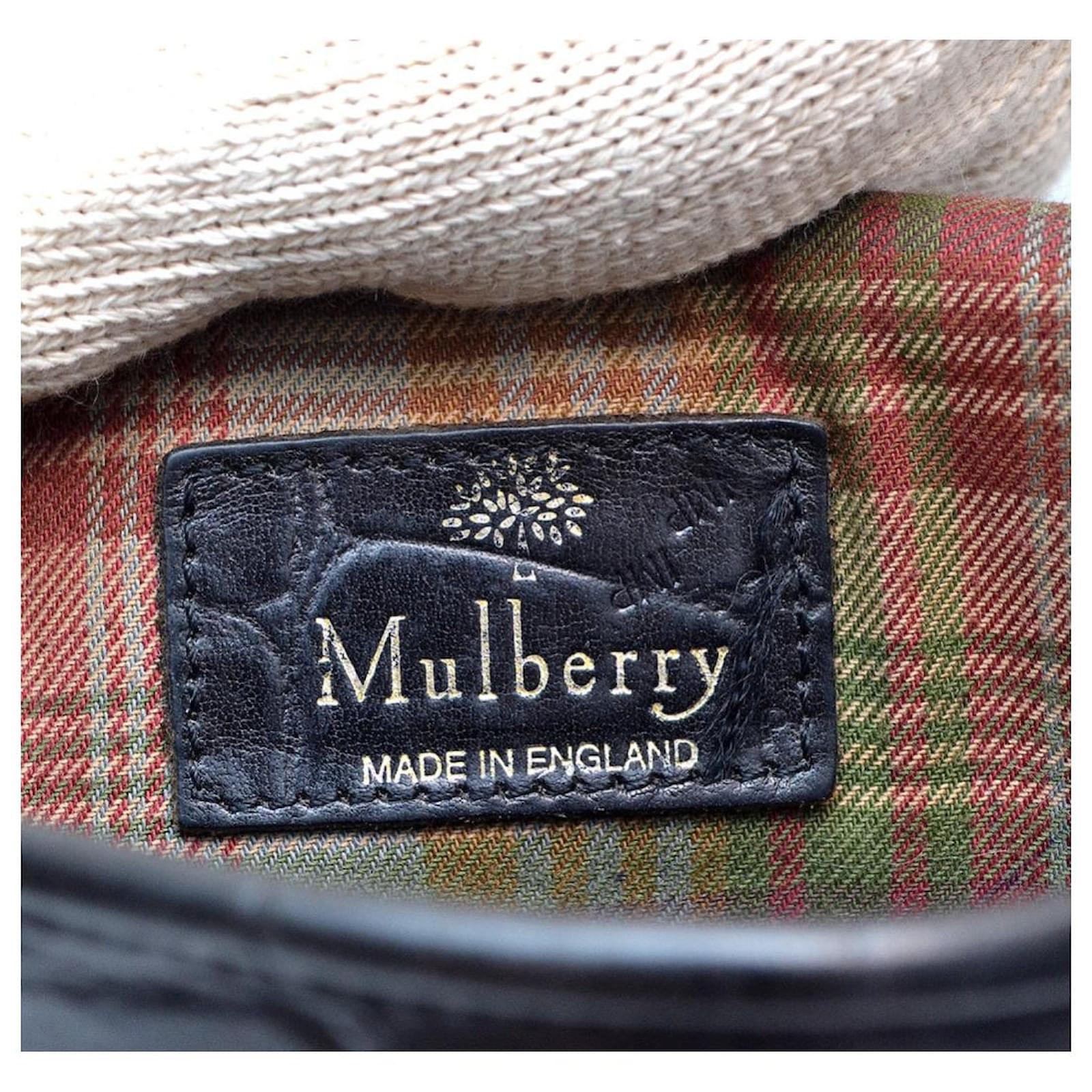 Mulberry Congo Black Leather ref.133327 - Joli Closet