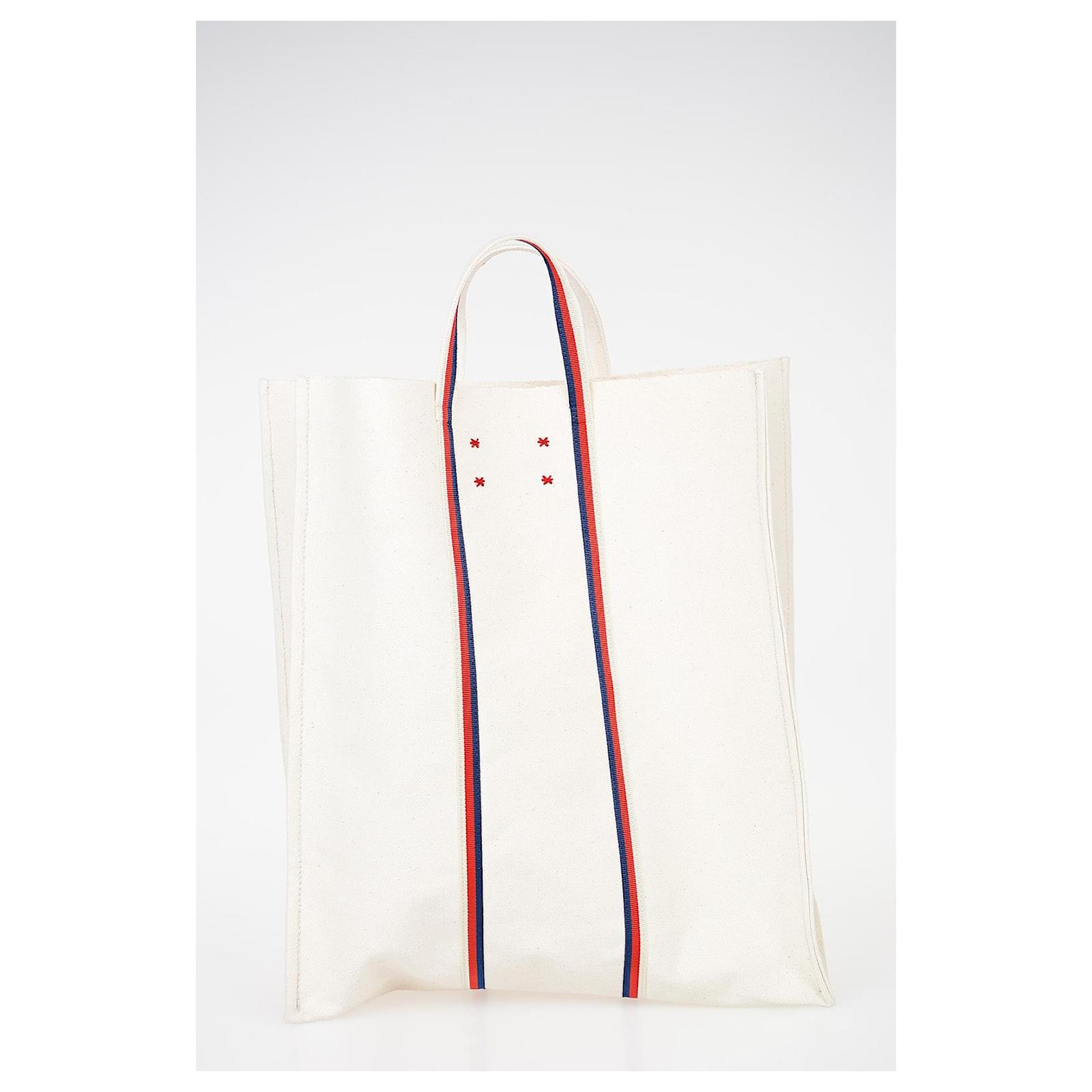 Gucci handbag new White Cotton ref.135170 - Joli Closet