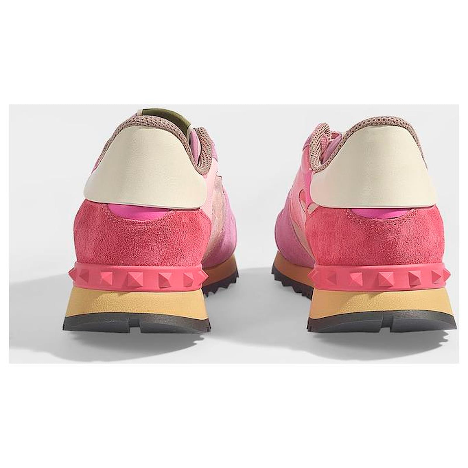 SNEAKERS VALENTINO GARAVANI NOUVEAU Suede Rose ref.136680 - Joli Closet
