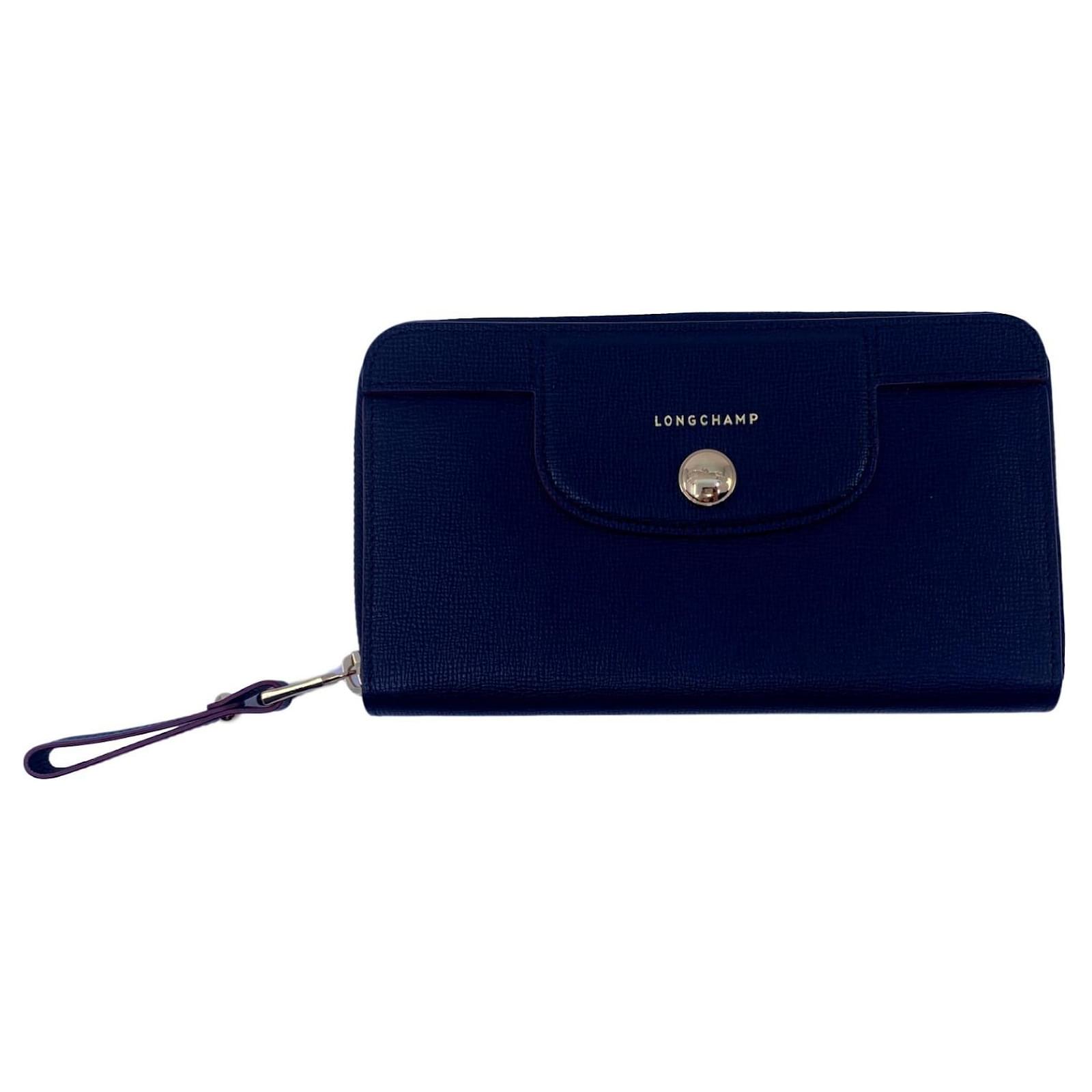 Longchamp wallet Black Leather ref.137352 - Joli Closet