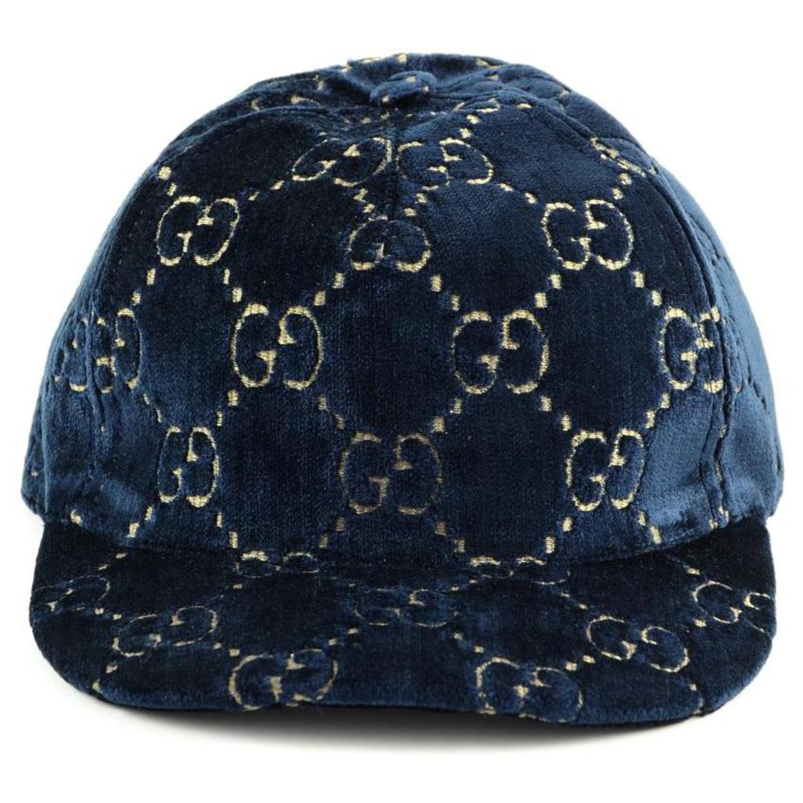 Chapeau Gucci nouveau Viscose Bleu ref.140151 - Joli Closet
