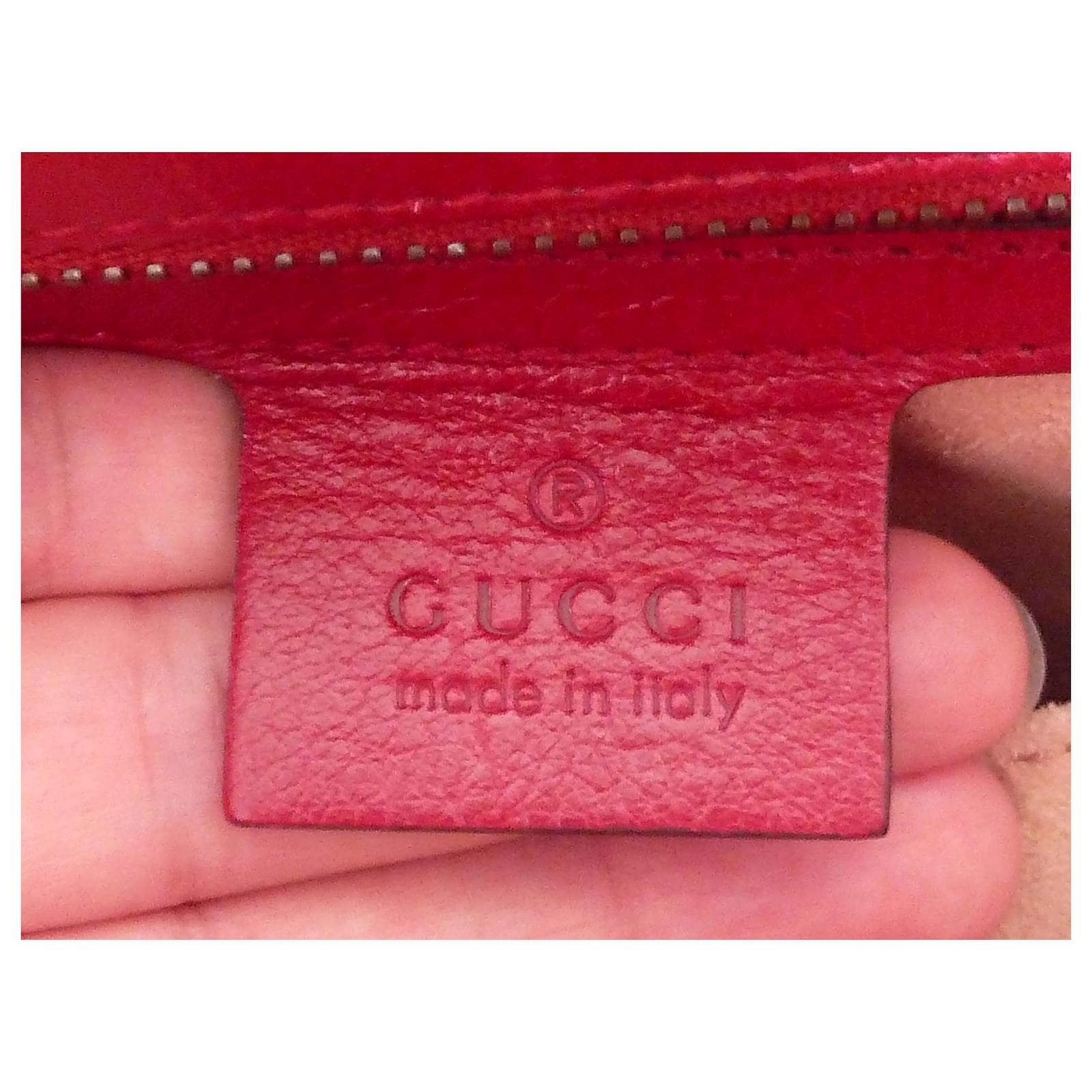 GUCCI MARMONT DOUBLE BANDOULIERES PYTHON Multicolore ref.144023 - Joli ...