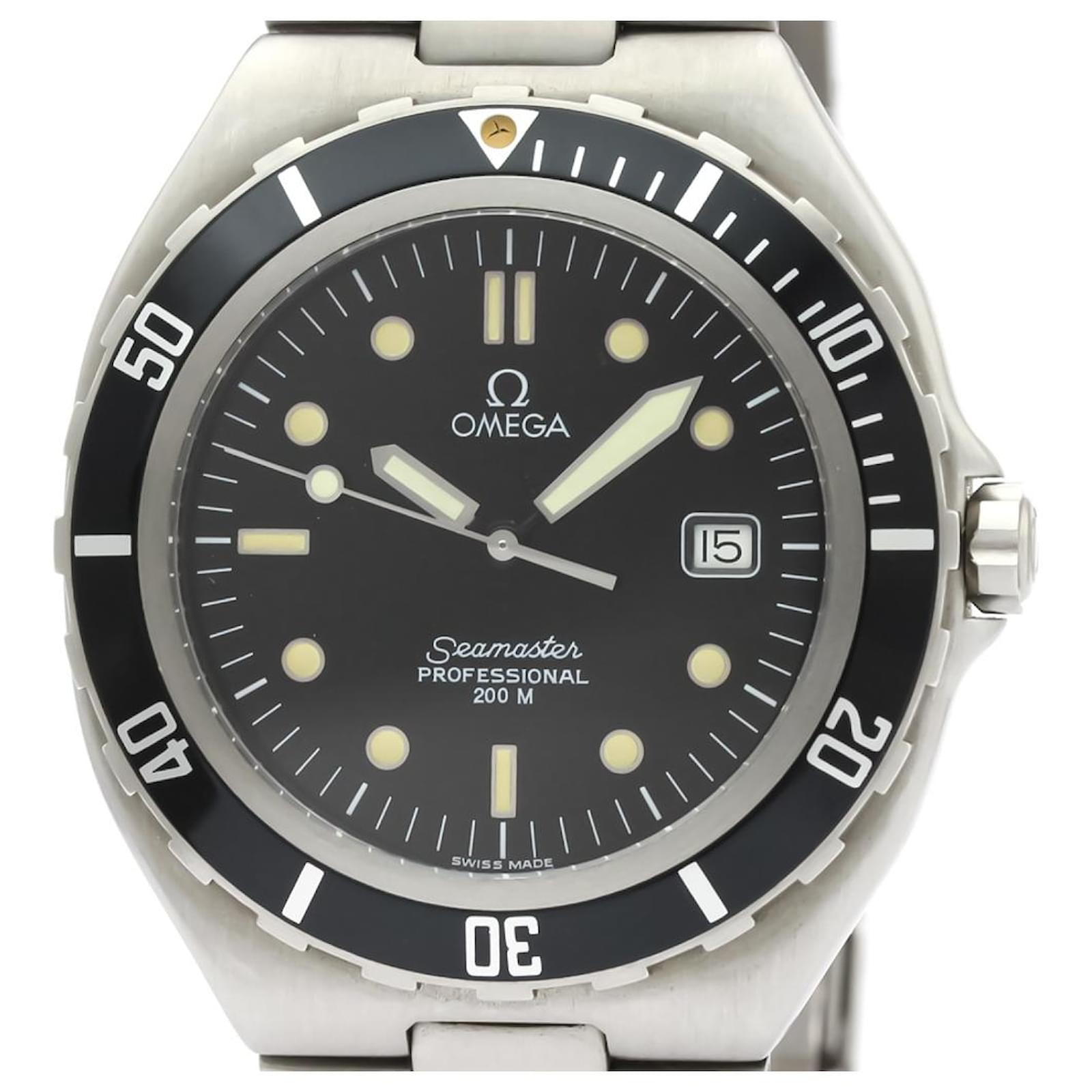Acier inoxydable Omega Seamaster Quartz en acier inoxydable 396.1062 ...