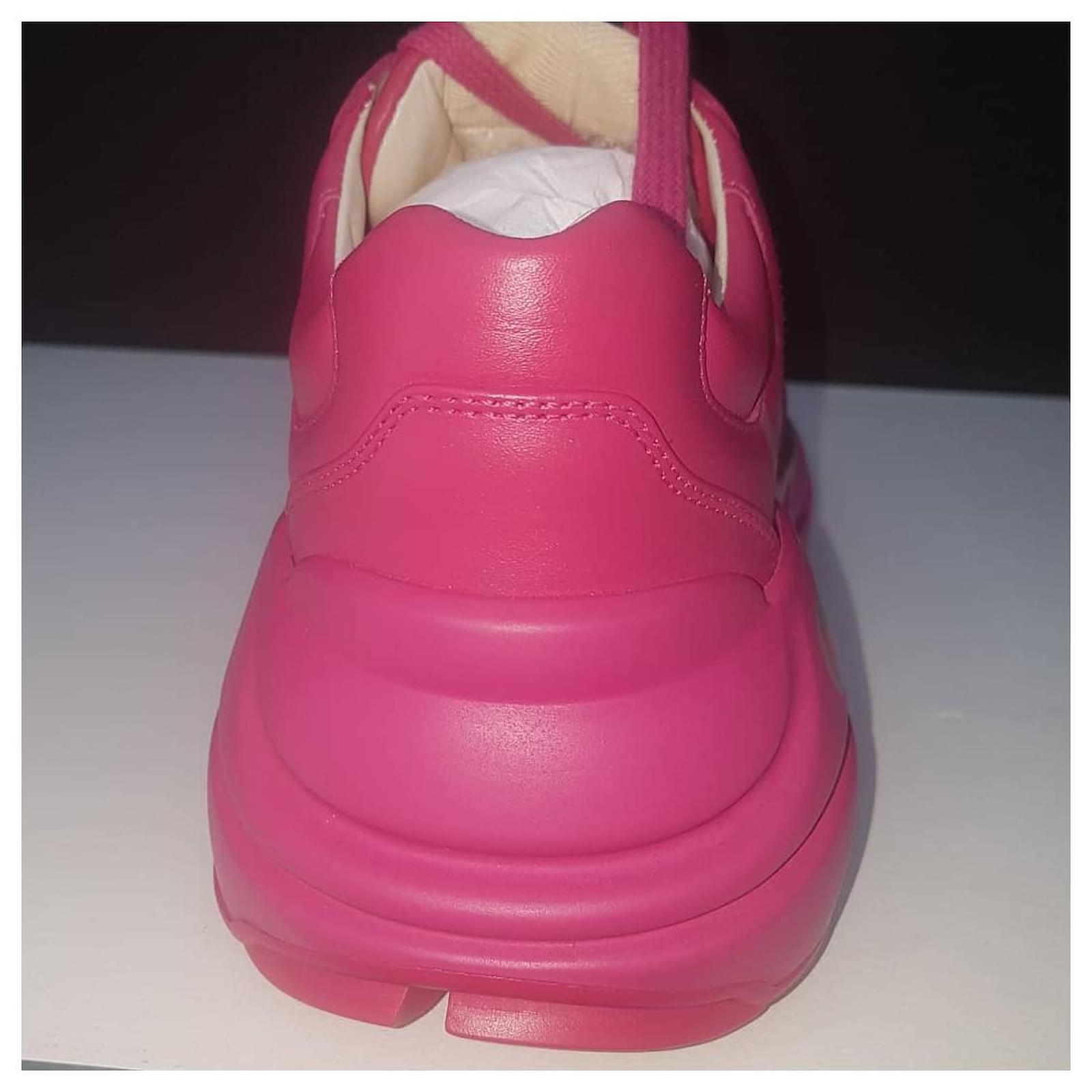 Gucci sneakers new Fuschia Leather ref.149908 - Joli Closet