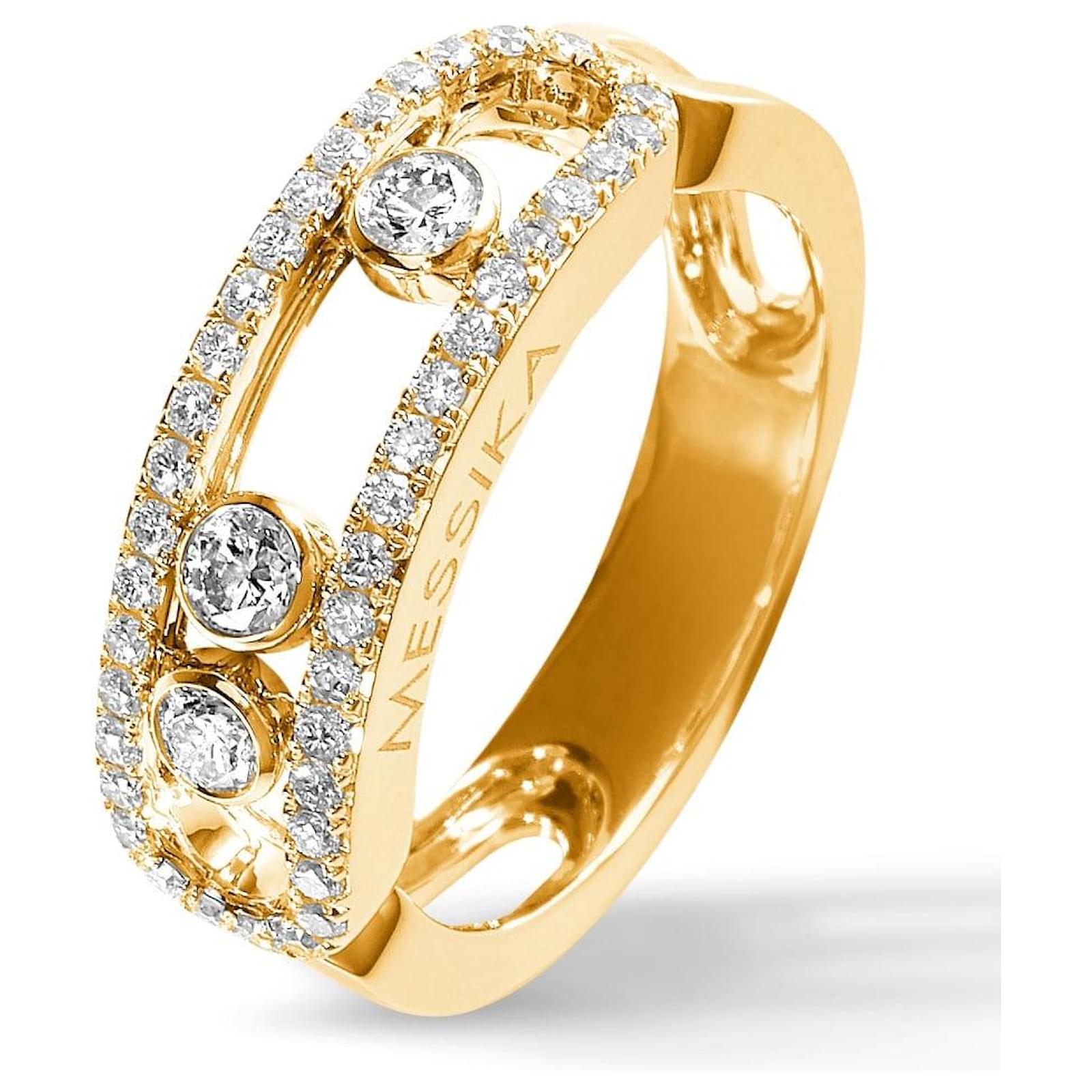 Messika Move Classique Pave Or Rose ref.149992 - Joli Closet