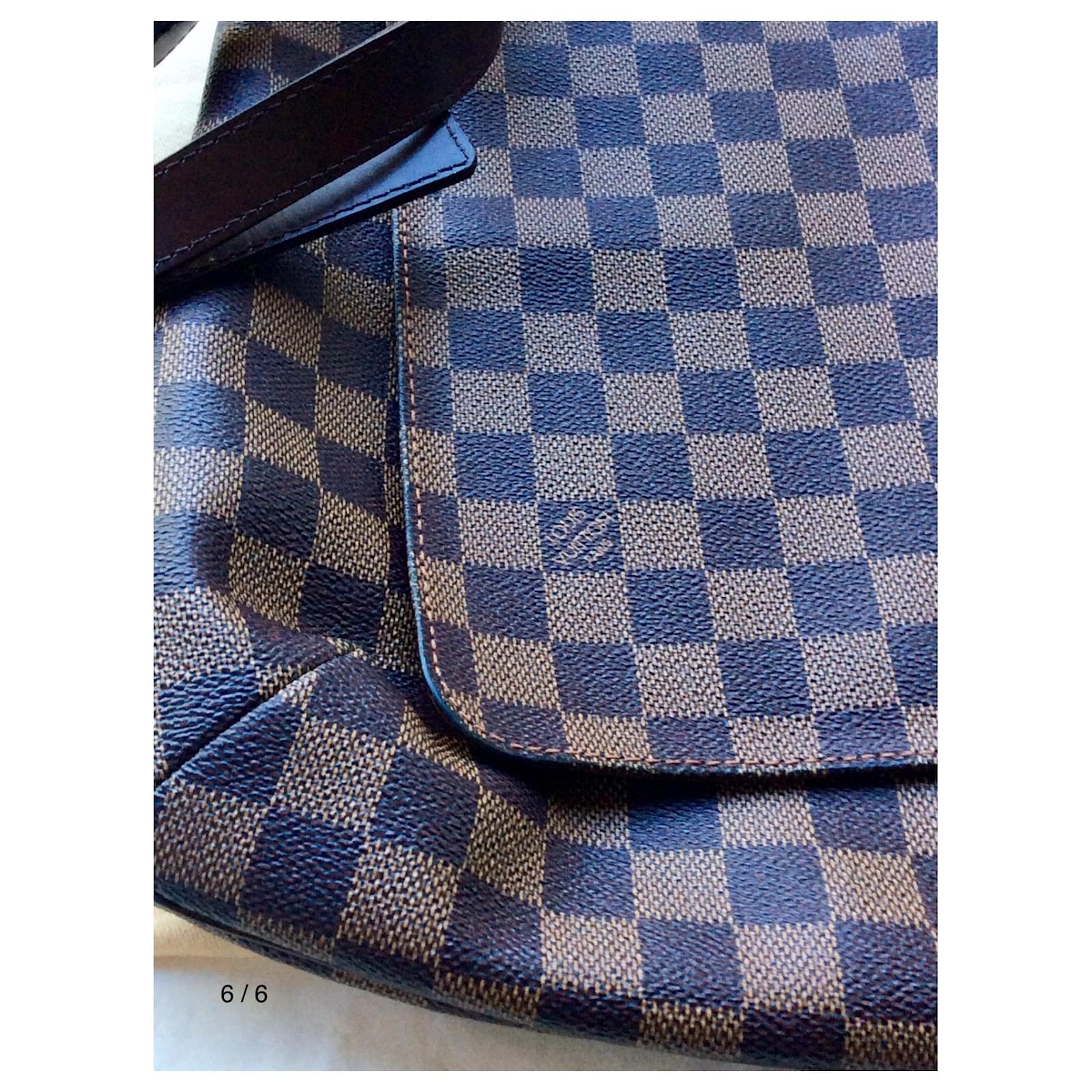 Sac Louis Vuitton Modèle Salsa Musette UNISEX Cuir Toile Ebène ref ...