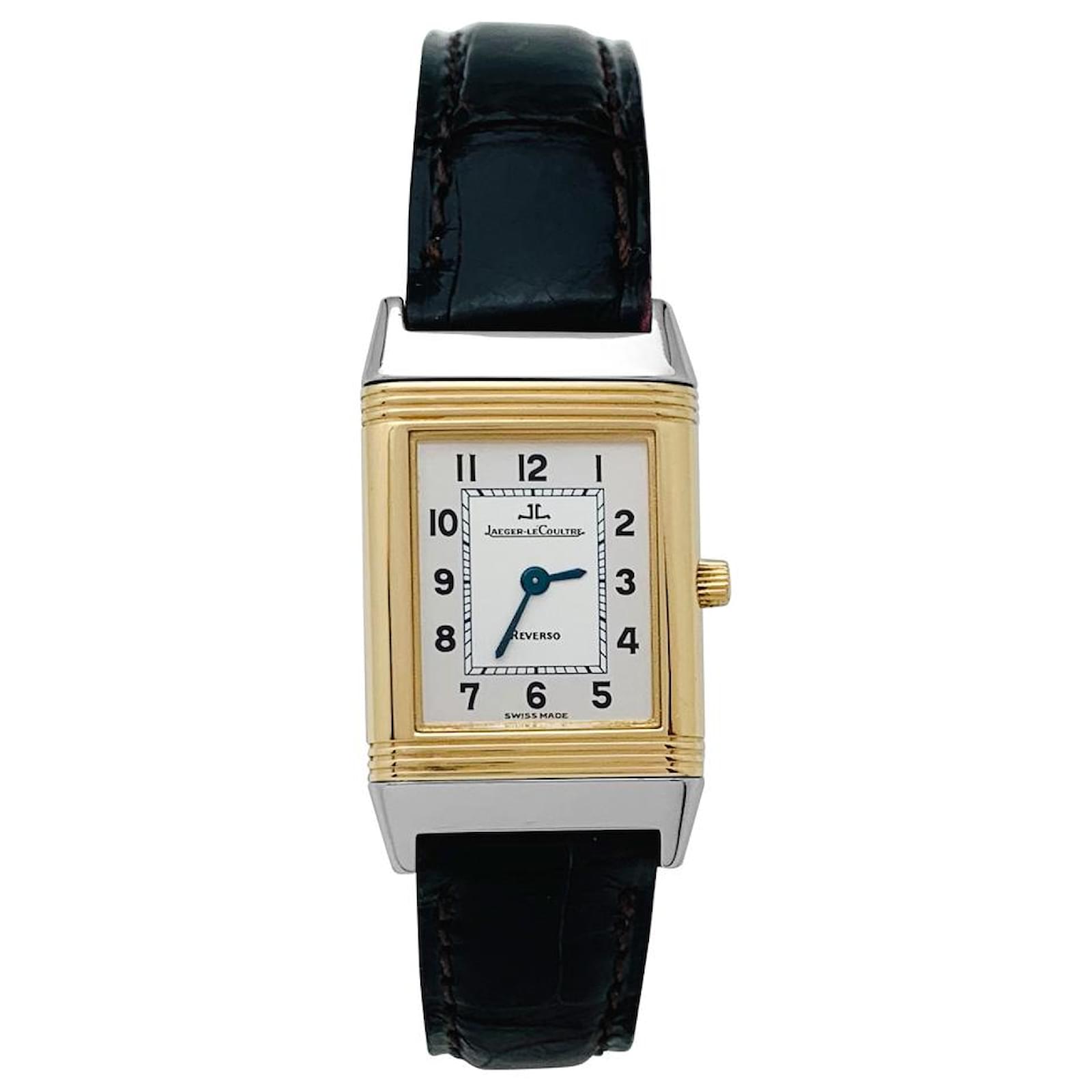 Jaeger Lecoultre Uhr, "Reverso", Stahl und Gelbgold. ref.150934 - Joli ...