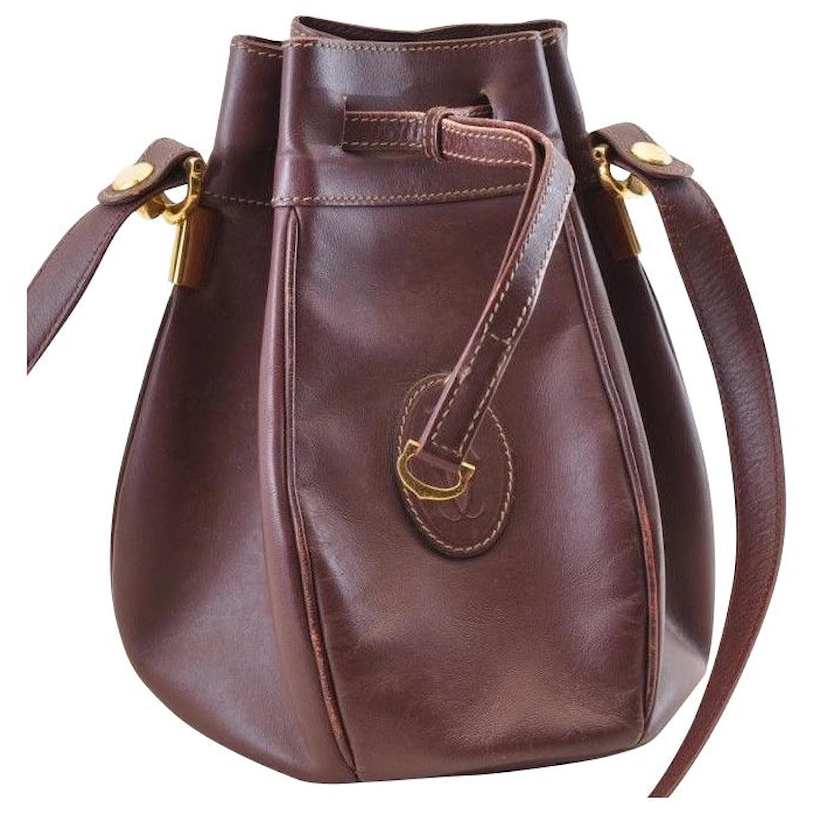 Cartier Must Line Sac à bandoulière Cuir ref.152656 - Joli Closet