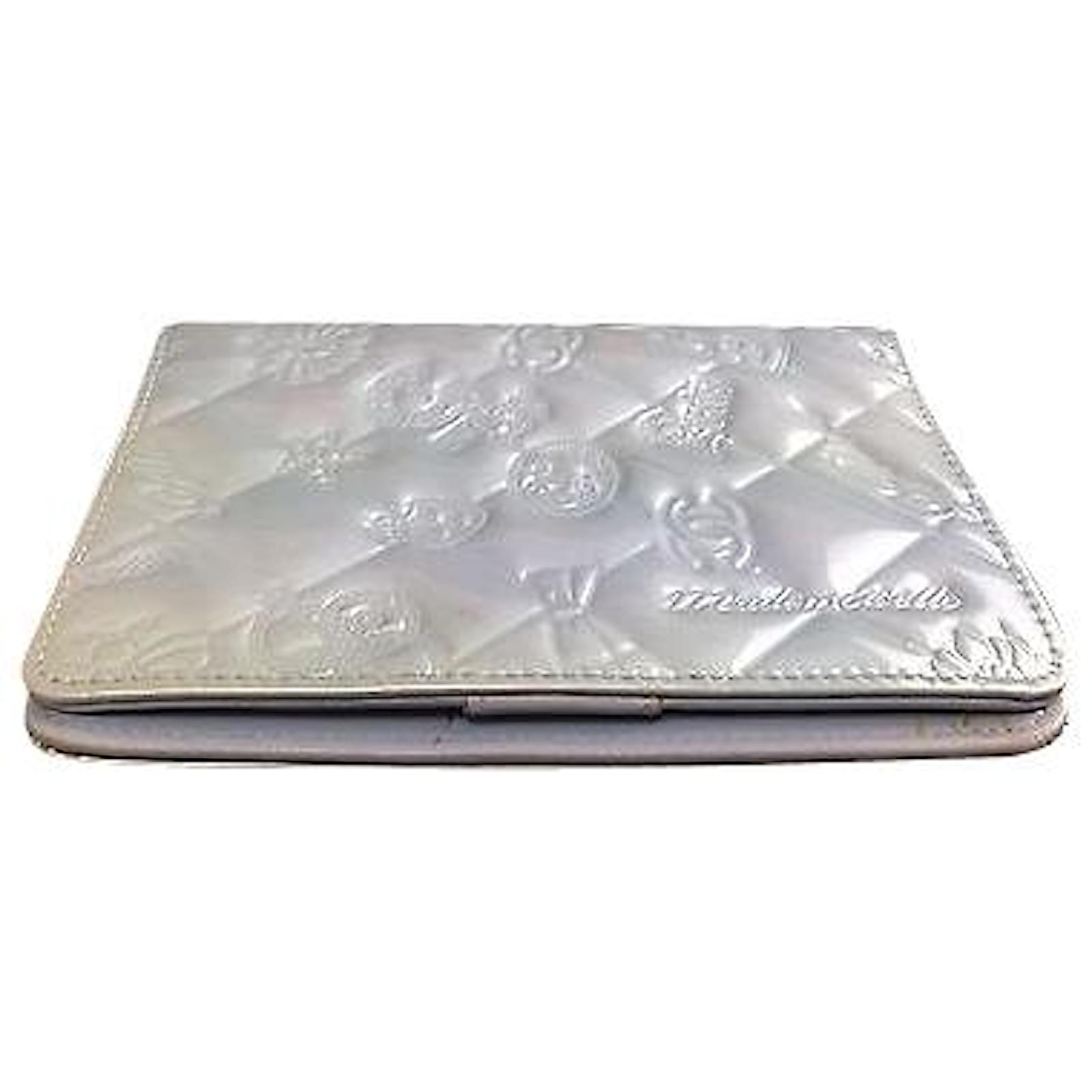Chanel Notebook Cover Silvery Leather ref.153035 - Joli Closet