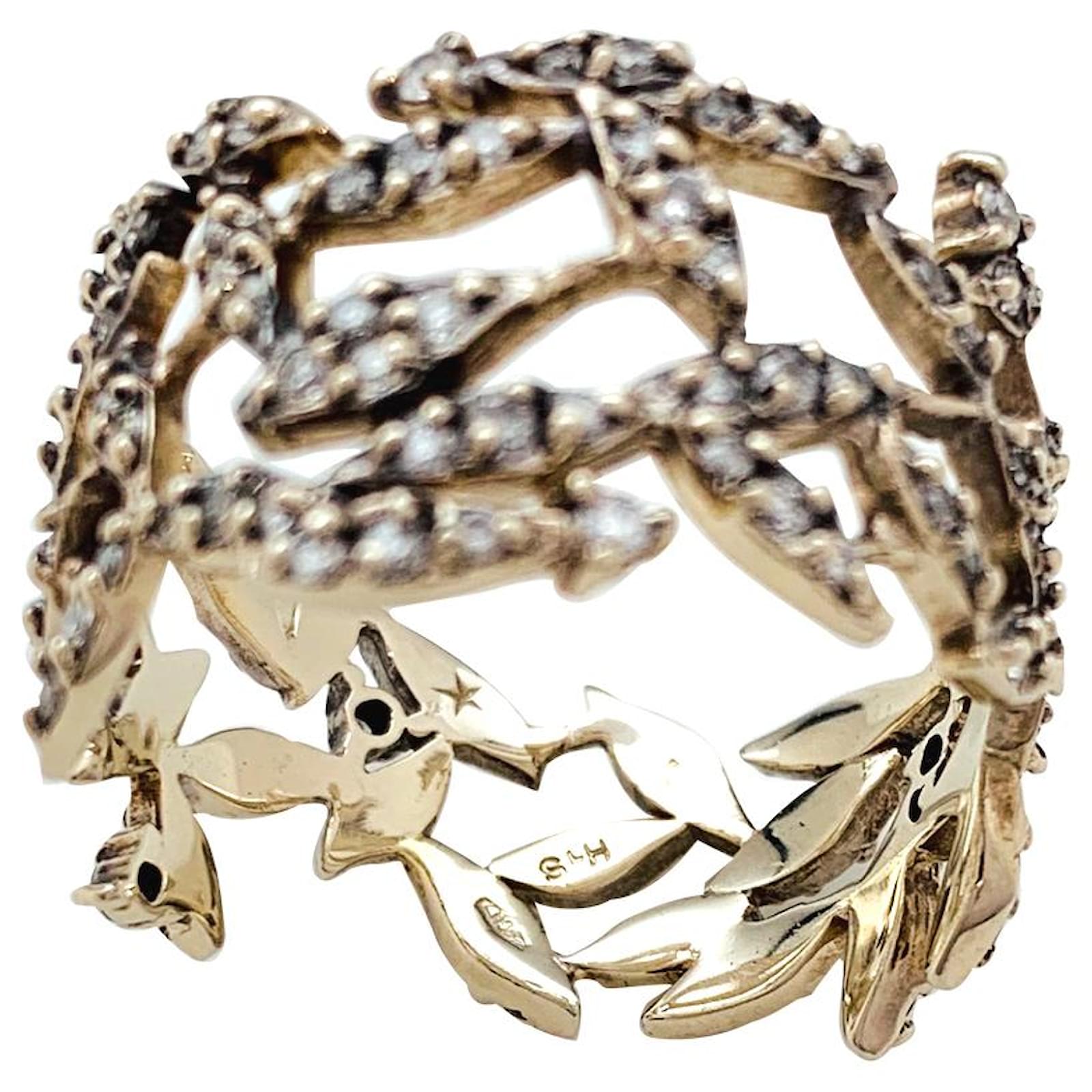 H Stern Ring H.Stern, "Nature", in gold and diamonds. White gold ref ...
