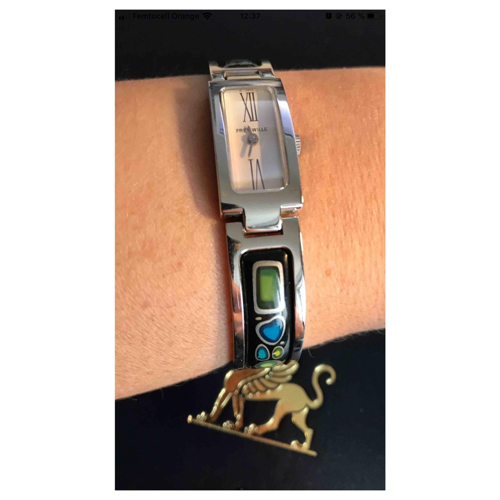 Frey Wille Fine watches Silvery Steel ref.160709 - Joli Closet