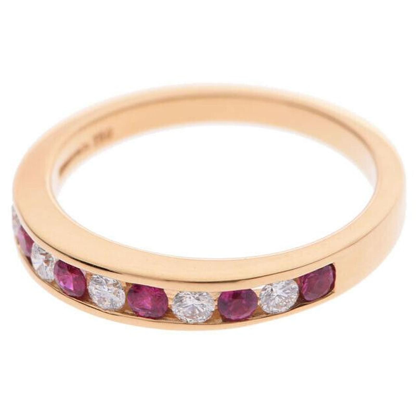 TIFFANY & CO. Demi bague d'éternité Plaqué or Doré ref.161556 - Joli Closet