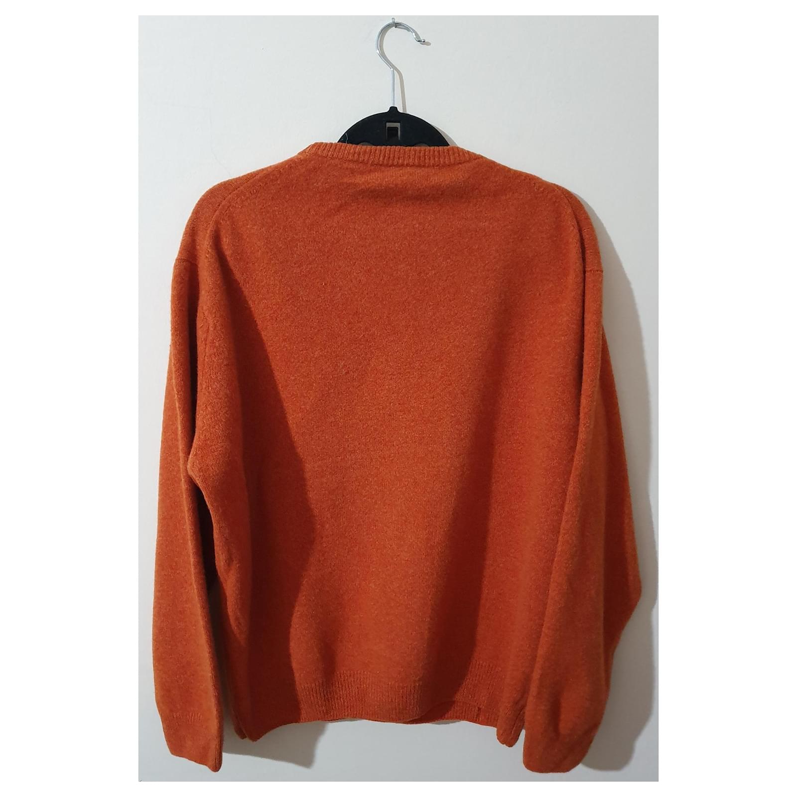 Lacoste Chandails Laine Orange ref.165801 - Joli Closet