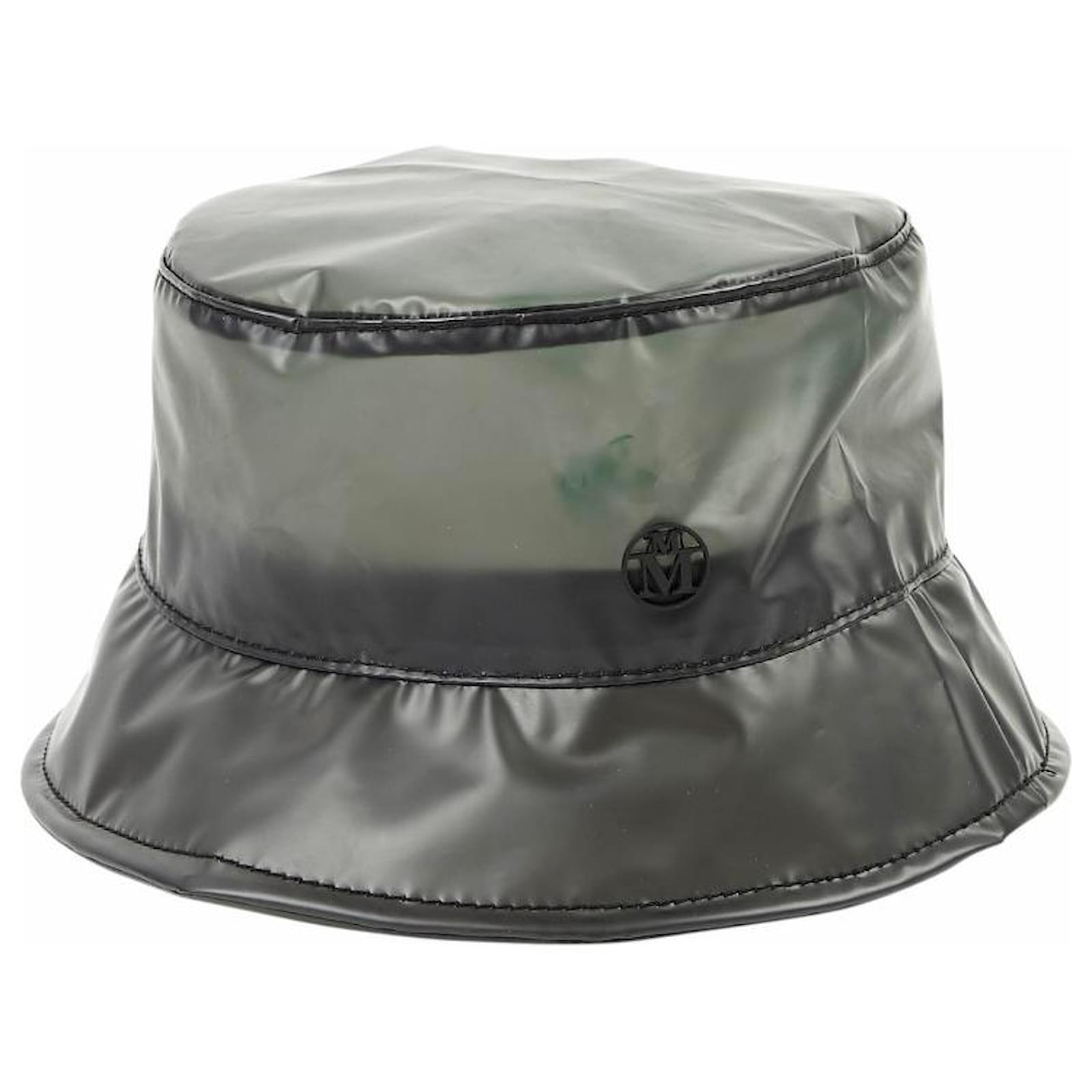 Maison Michel Hats Black Plastic ref.166183 - Joli Closet