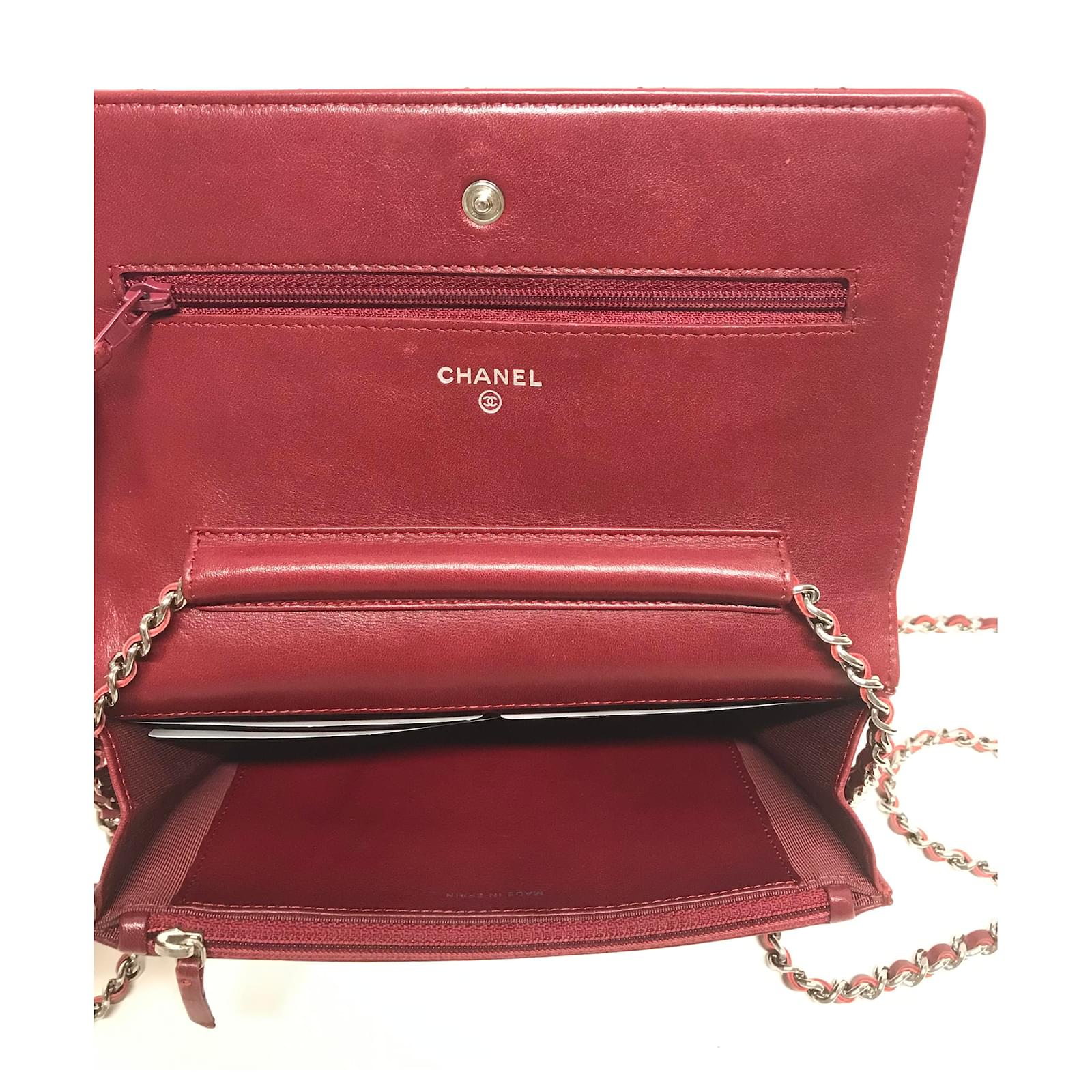 Chanel Woc Red Patent leather ref.167406 - Joli Closet