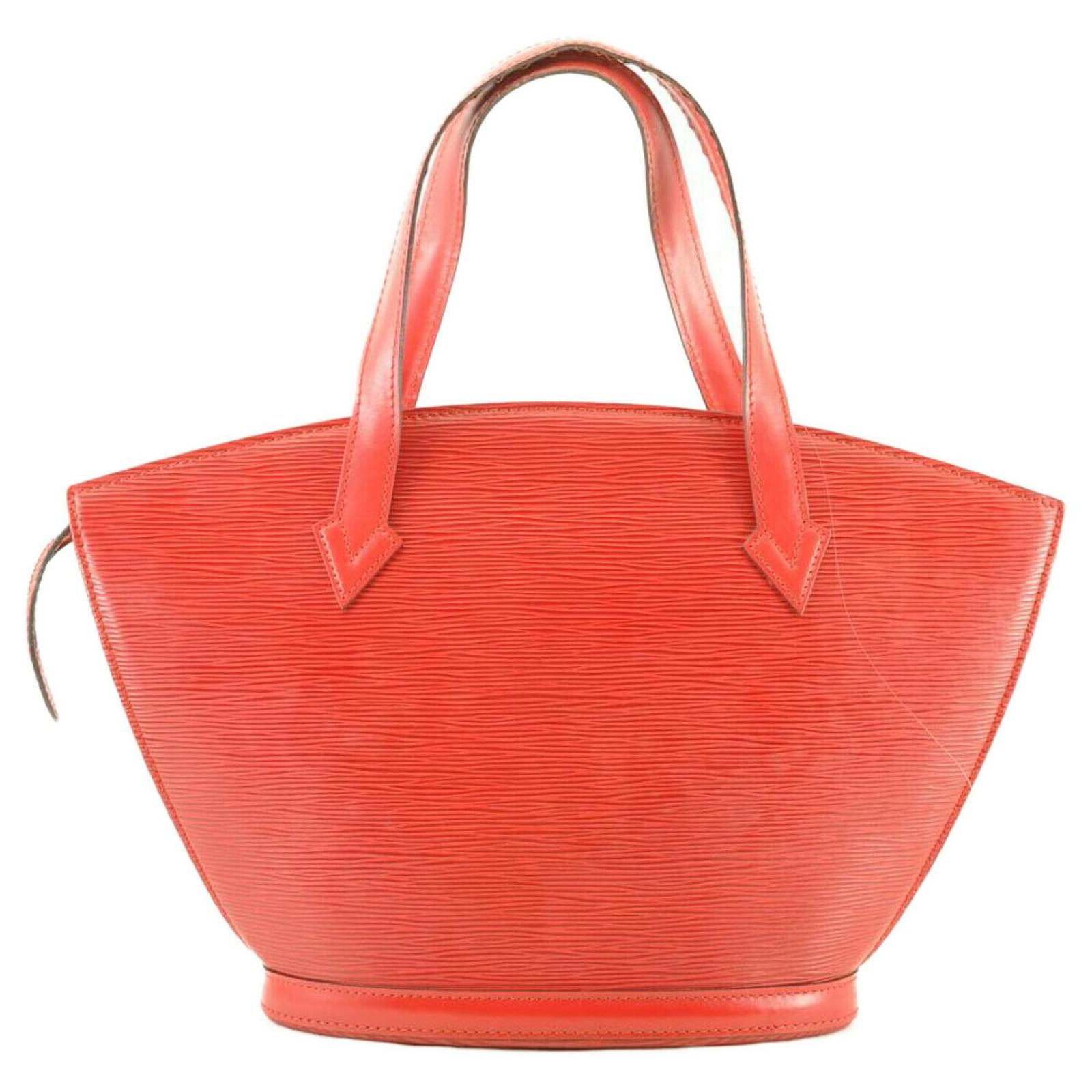 Louis Vuitton Saint Jacques Cuir Rouge ref.169557 - Joli Closet