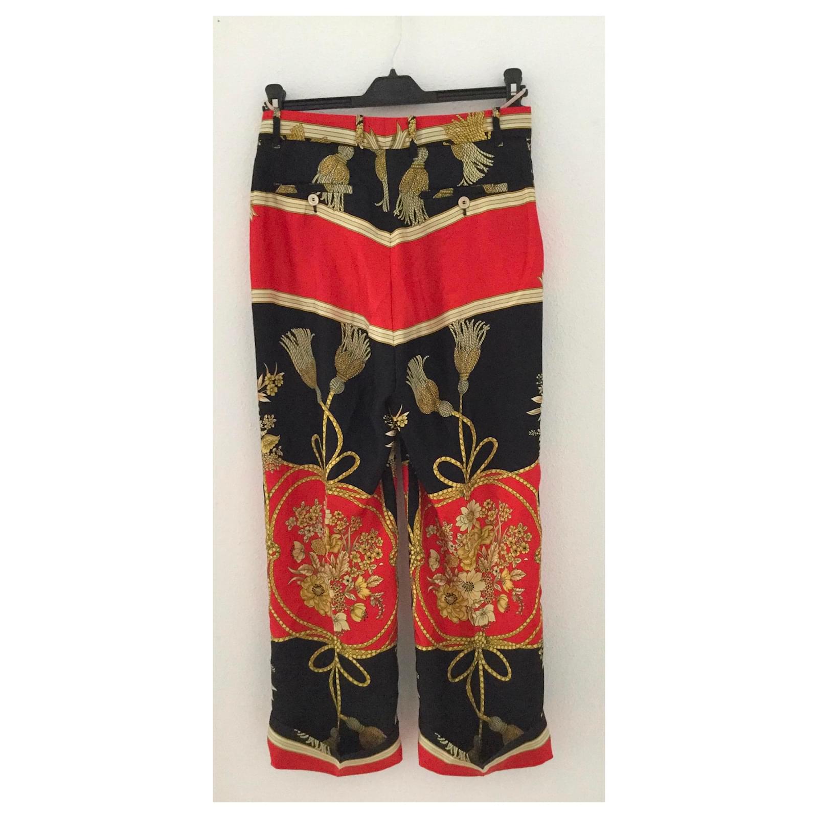 Gucci Un pantalon, leggings Soie Multicolore ref.171830 - Joli Closet